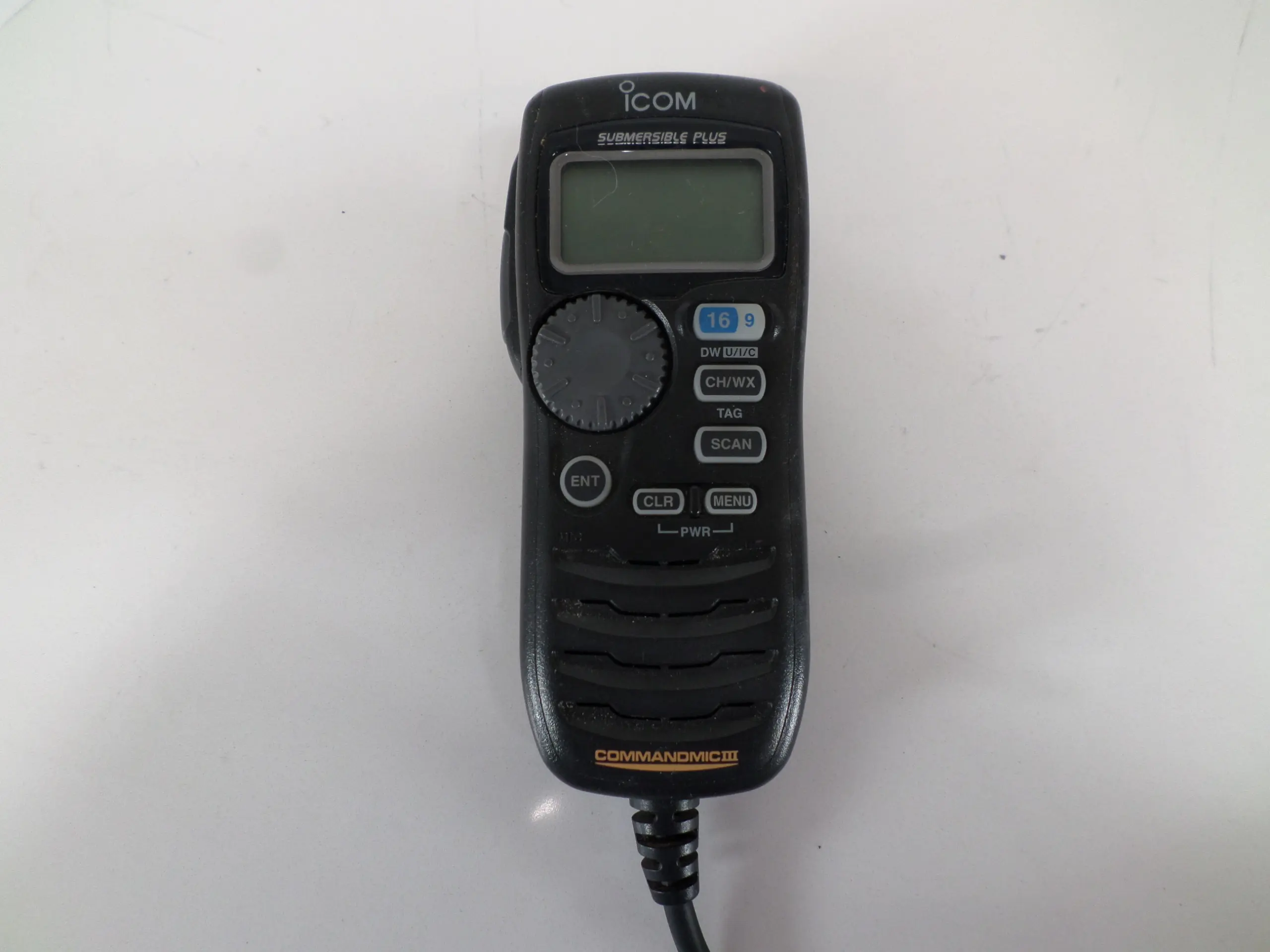 Icom HM-162B CommandMic III Second Station Handset for Icom M504/604 ...
