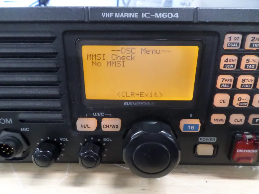 Icom IC-M604 DSC Marine VHF - Fully Tested - Great Condition** - Max ...