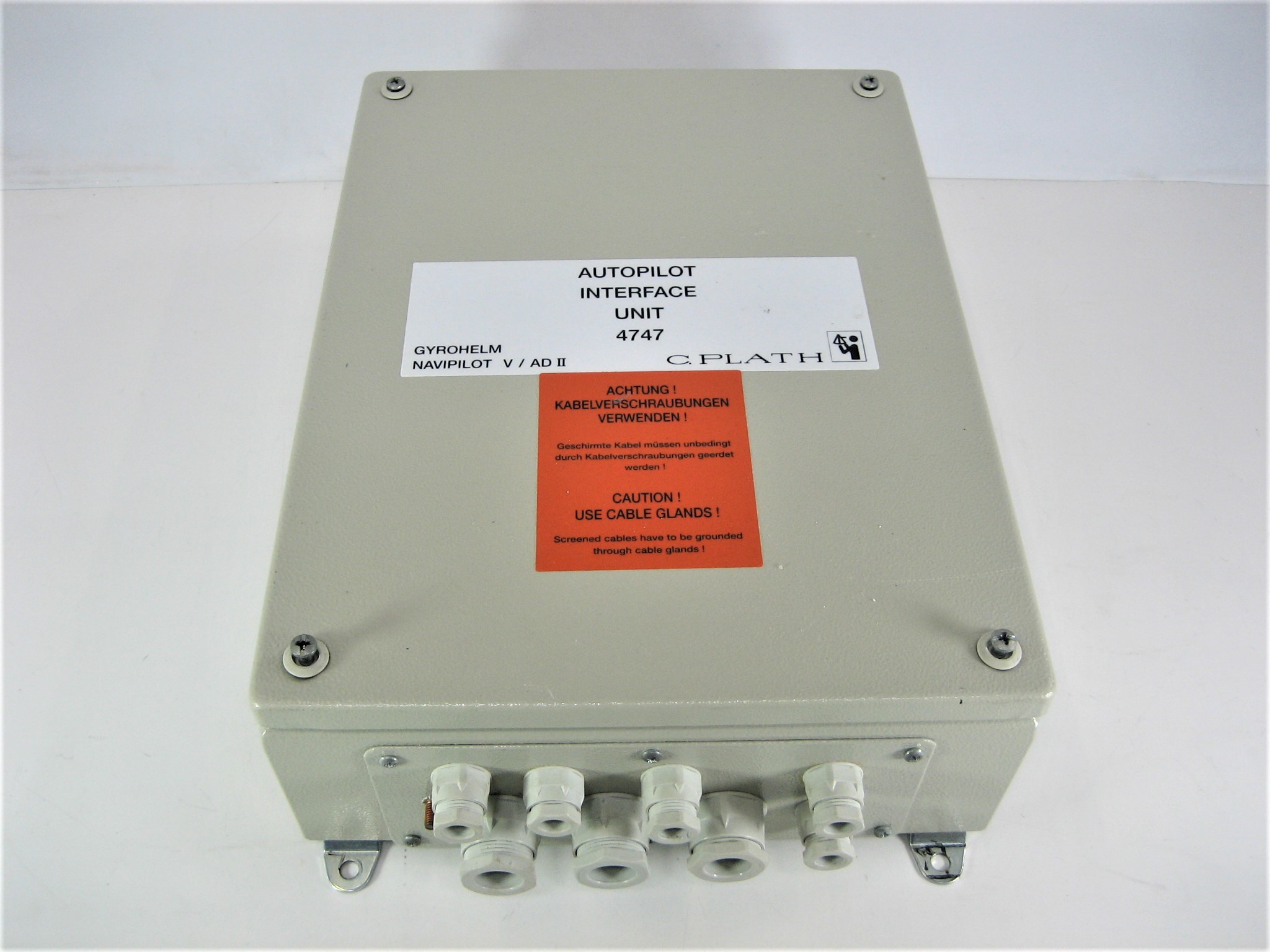 Litton Marine/C.Plath 4747 Autopilot Interface Unit - Max Marine ...