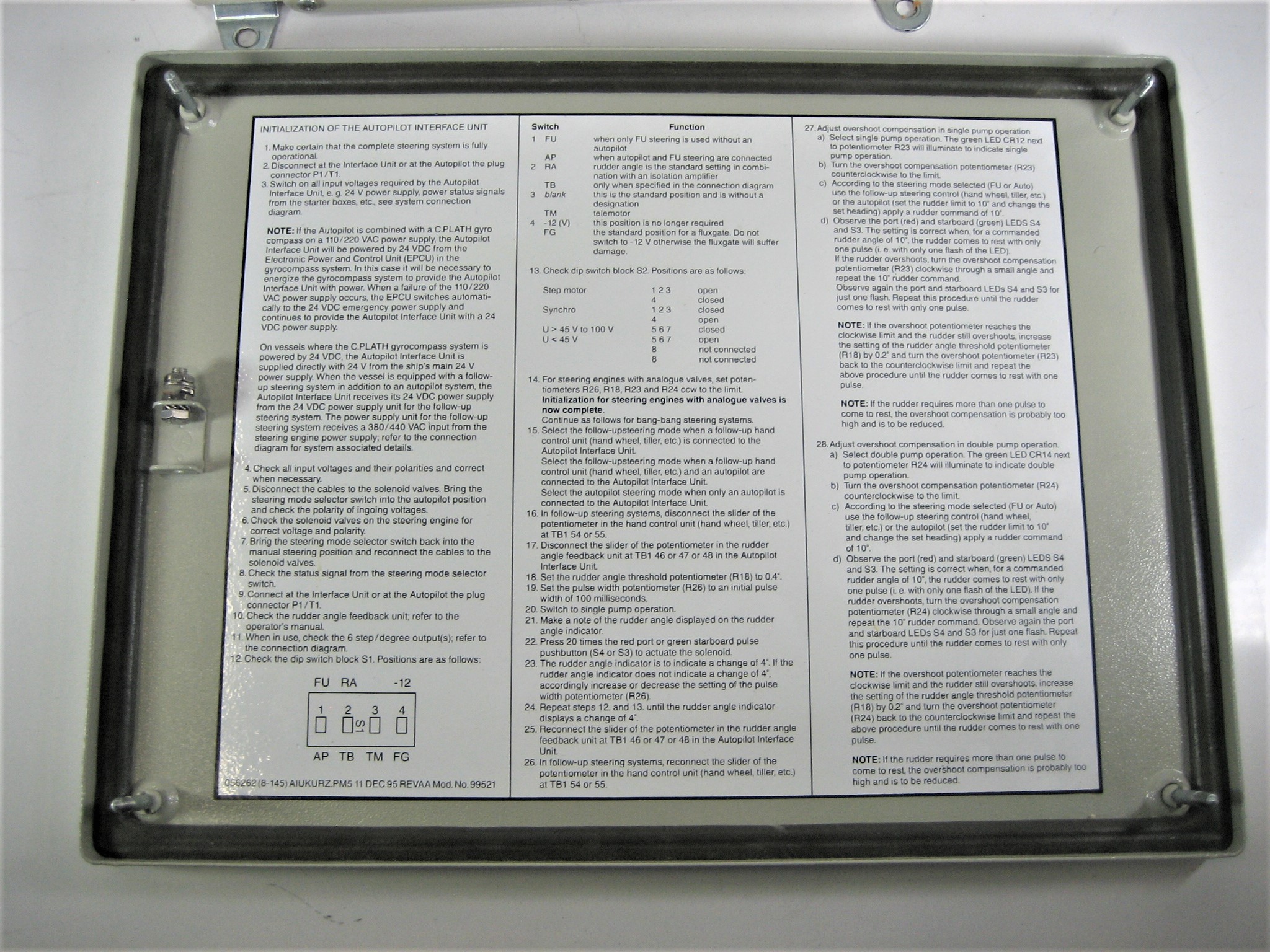 Litton Marine/C.Plath 4747 Autopilot Interface Unit - Max Marine ...