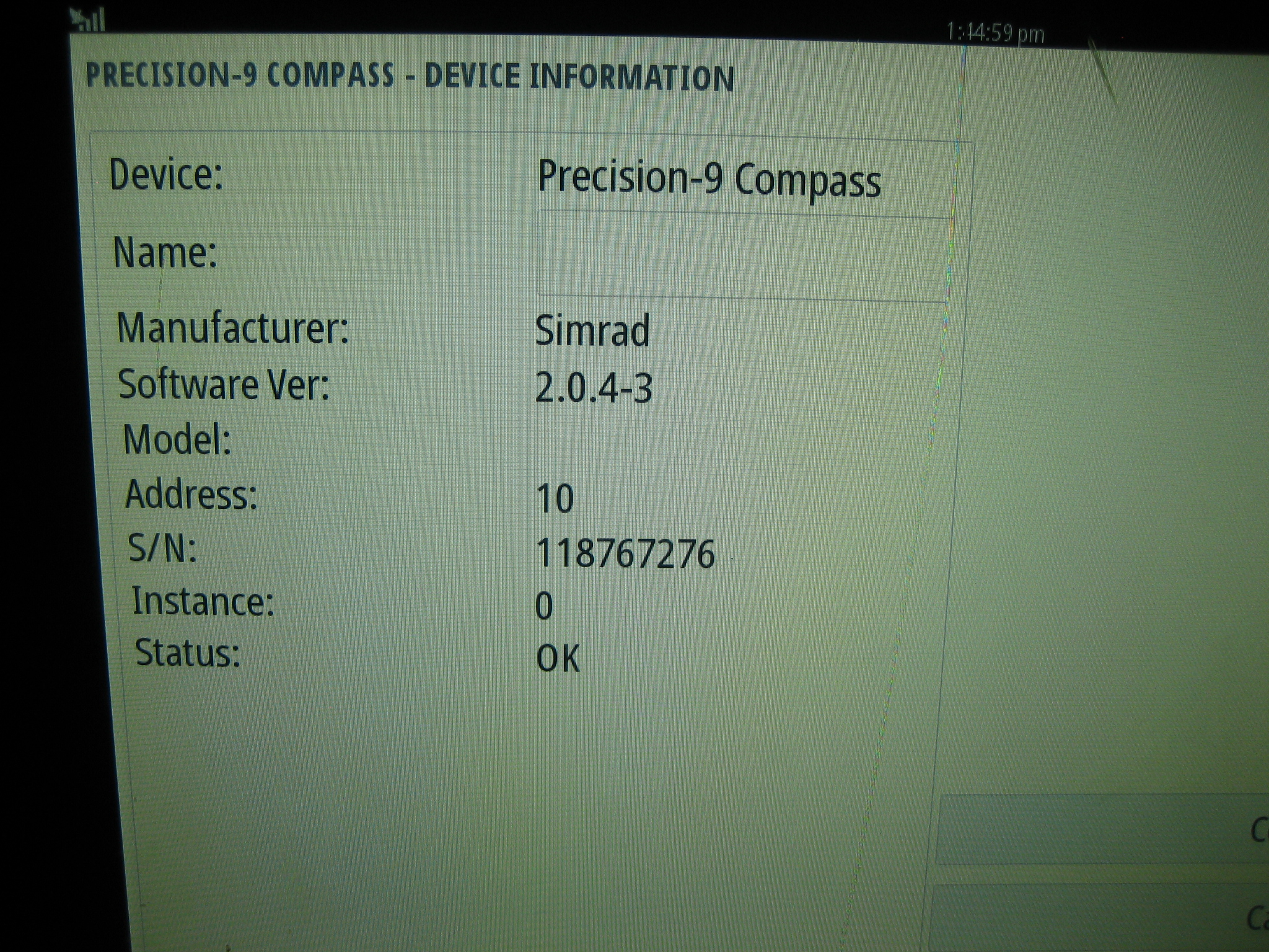 Simrad Precision 9 Compass W/Mounting Bracket - Max Marine Electronics