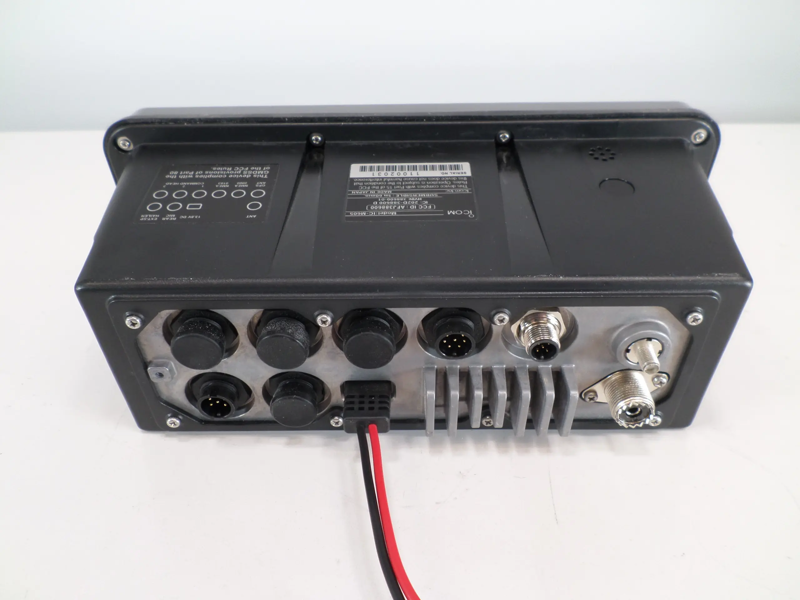 Icom IC-M605 Submersible Marine VHF Two Way Radio Transceiver Unit ...