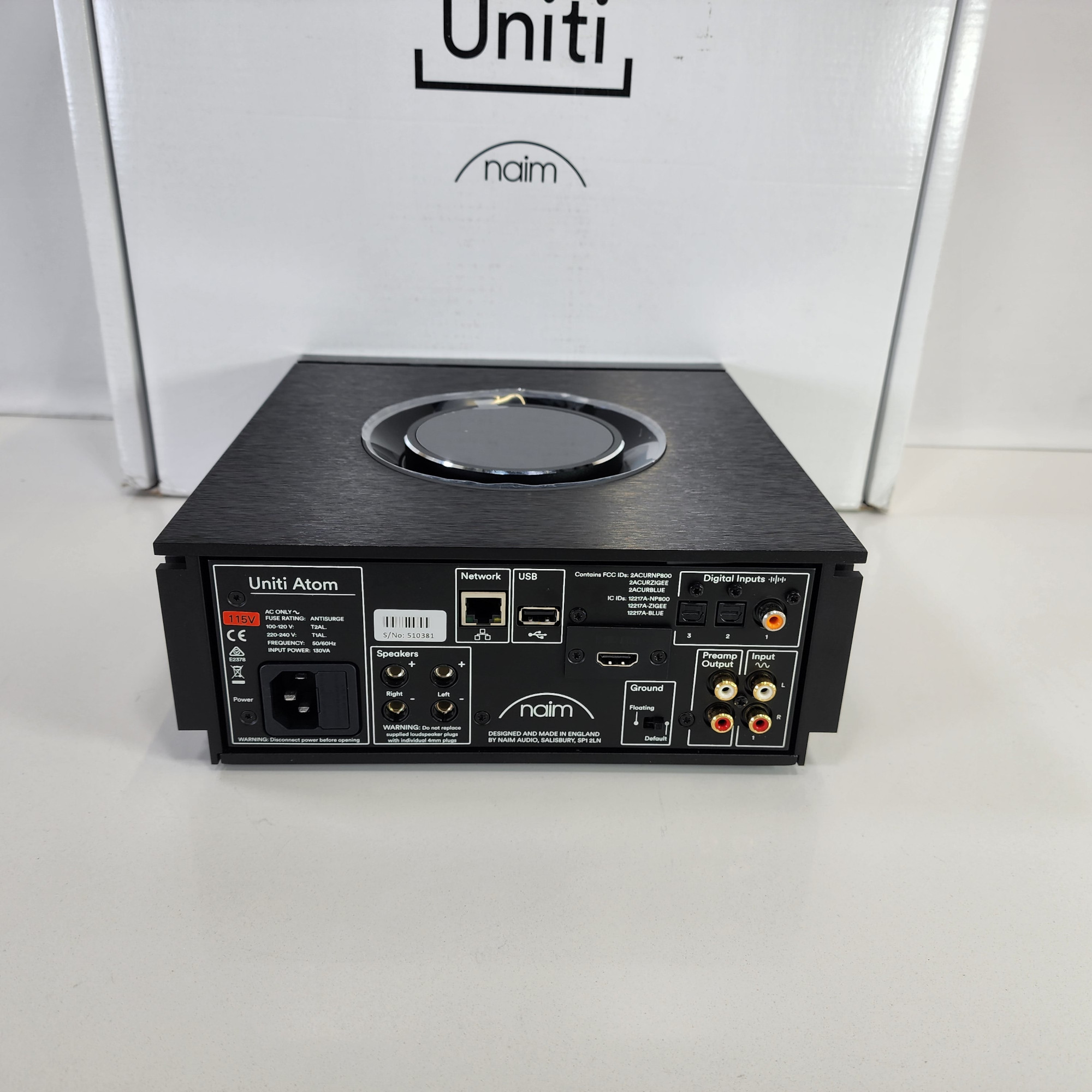 Naim Uniti Atom Stereo Integrated Amplifier and Streaming Device - 00 ...