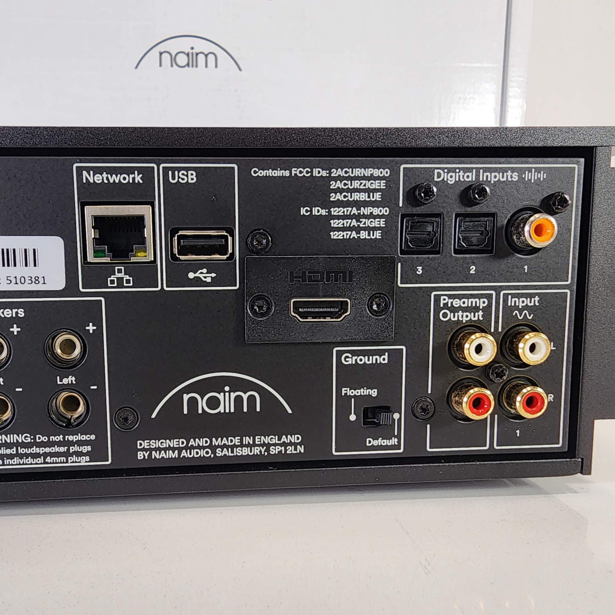 Naim Uniti Atom Stereo Integrated Amplifier and Streaming Device - 00 ...