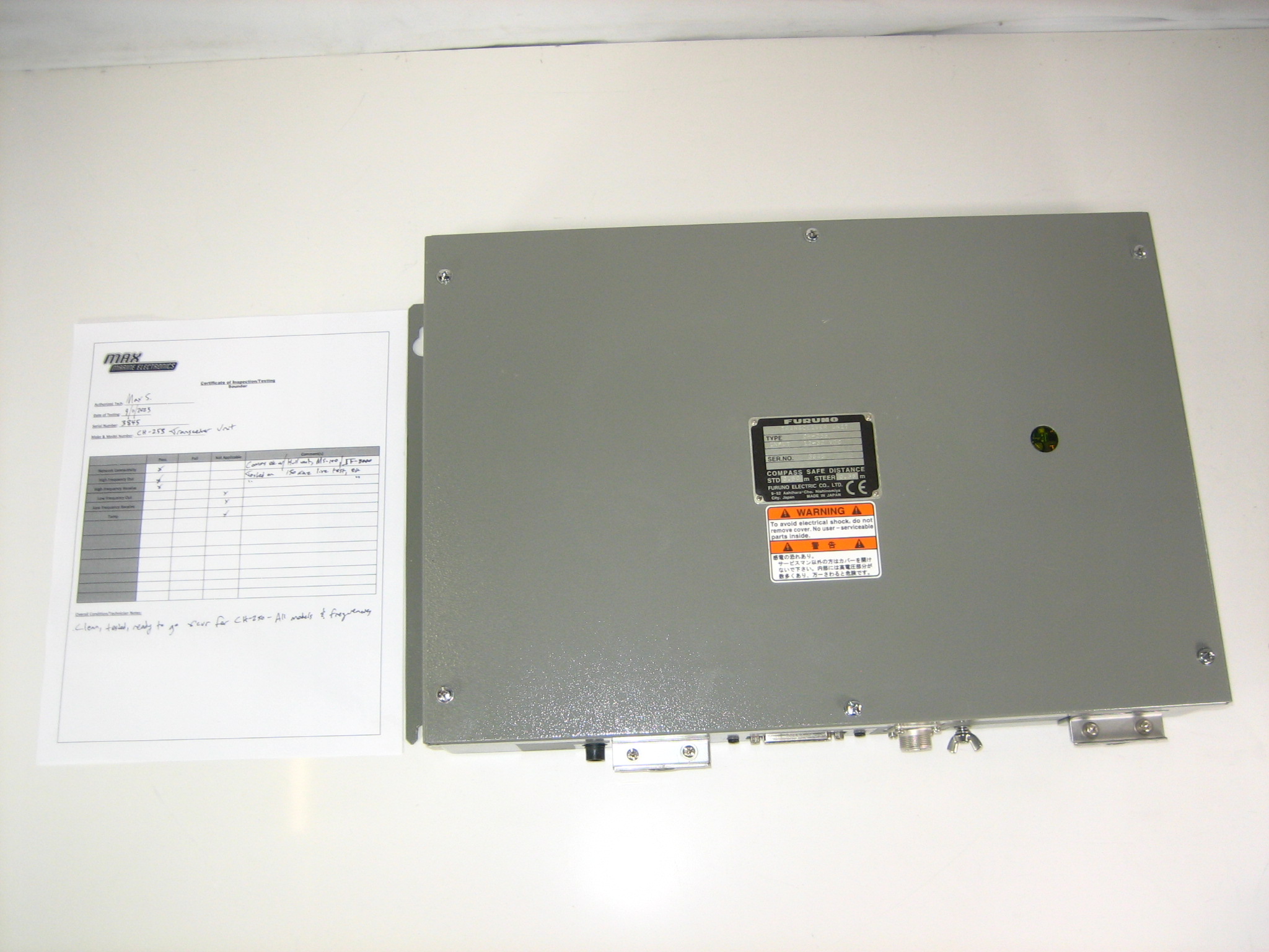 Furuno CH-253 Transceiver for CH-250 Searchlight Sonar - All Voltages ...