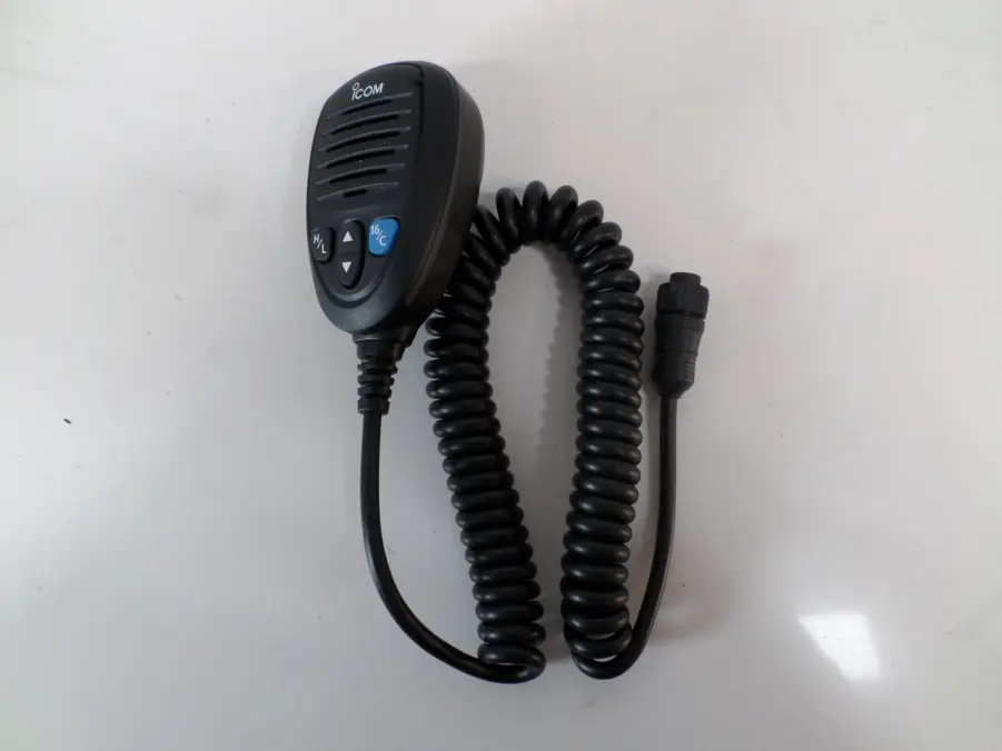 ICOM HM-205 Fist mic for IC-M506 IC-M423 IC-M424 Marine VHF Radios ...