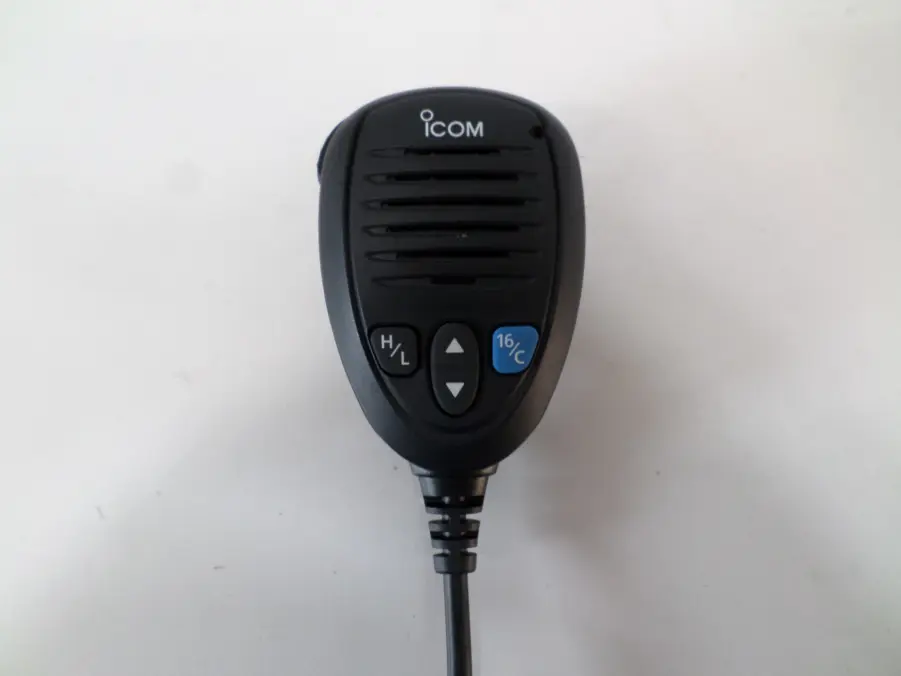 ICOM HM-205 Fist mic for IC-M506 IC-M423 IC-M424 Marine VHF Radios ...