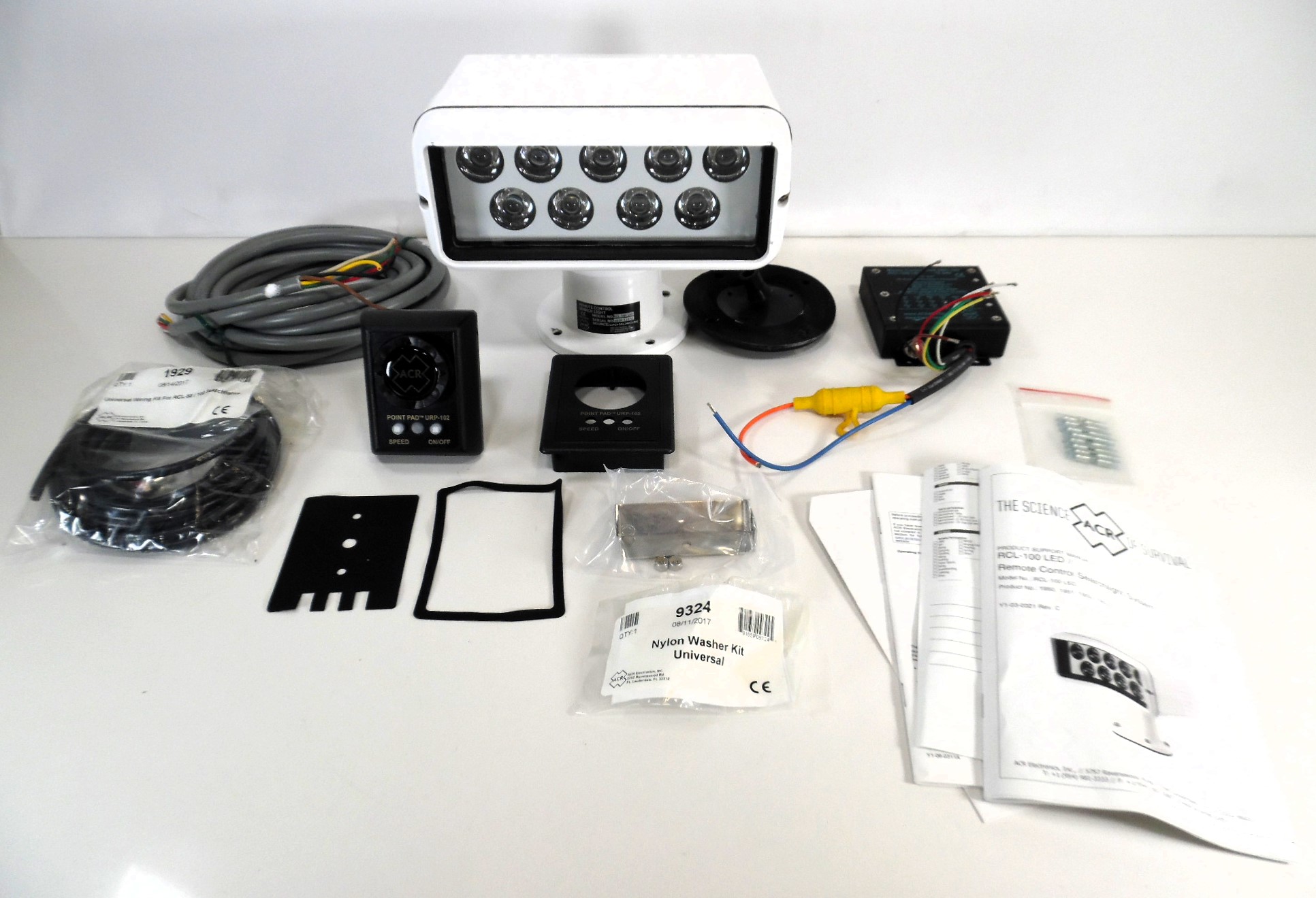 ACR RCL-100 LED Spotlight With Point Pad (12/24V) Tested Good - Max ...