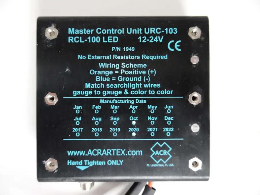 ACR RCL-100 LED Spotlight With Point Pad (12/24V) Tested Good - Max ...