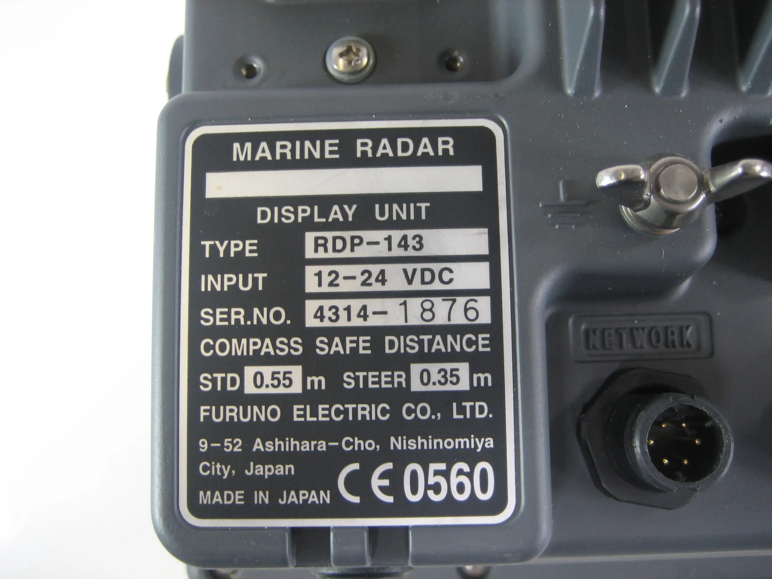 Furuno RDP-143 7" Navnet VX1 Display w/ Radar Port - Tested - Max ...