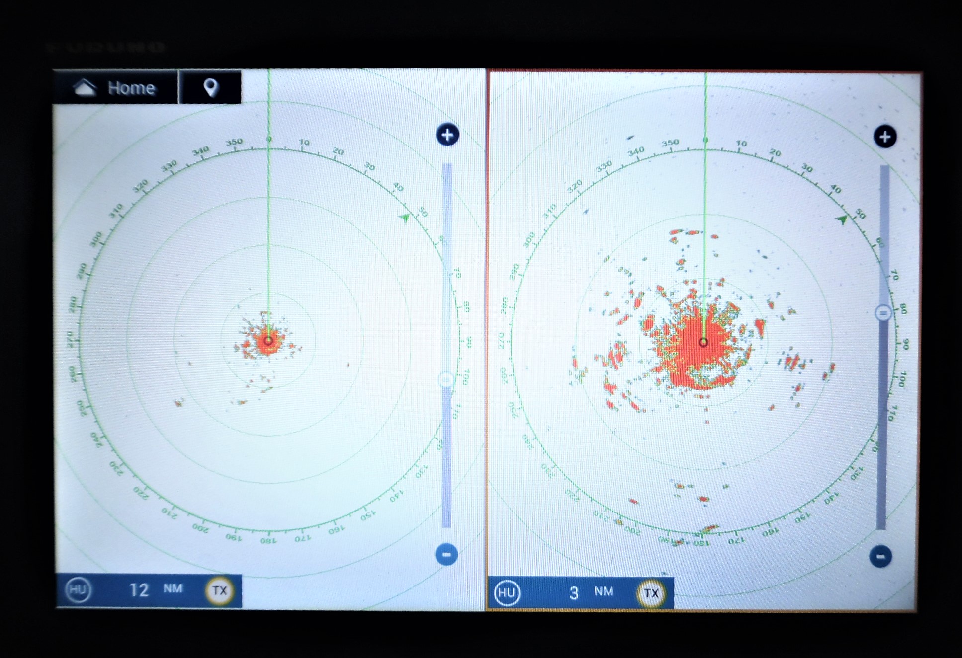 Furuno - Dual TZTL12F DRS6AX Radar/Chartplotter Touchscreen System ...