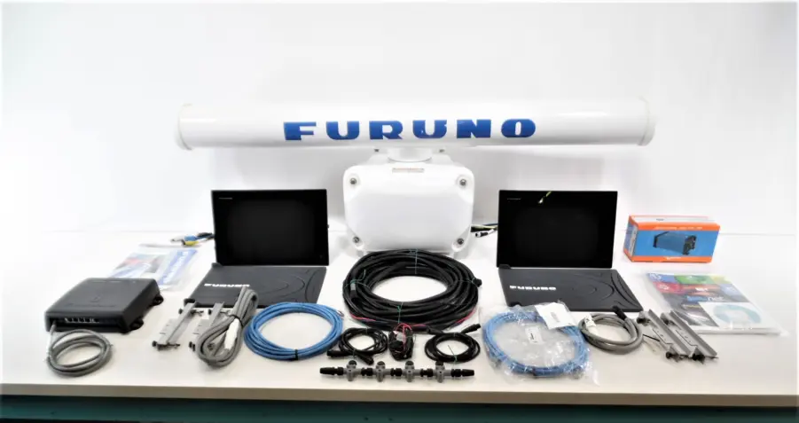 Furuno - Dual TZTL12F DRS6AX Radar/Chartplotter Touchscreen System ...
