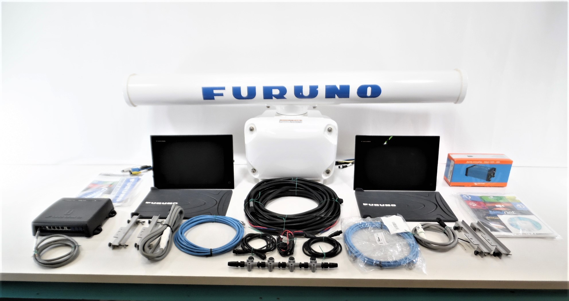 Furuno - Dual TZTL12F DRS6AX Radar/Chartplotter Touchscreen System ...