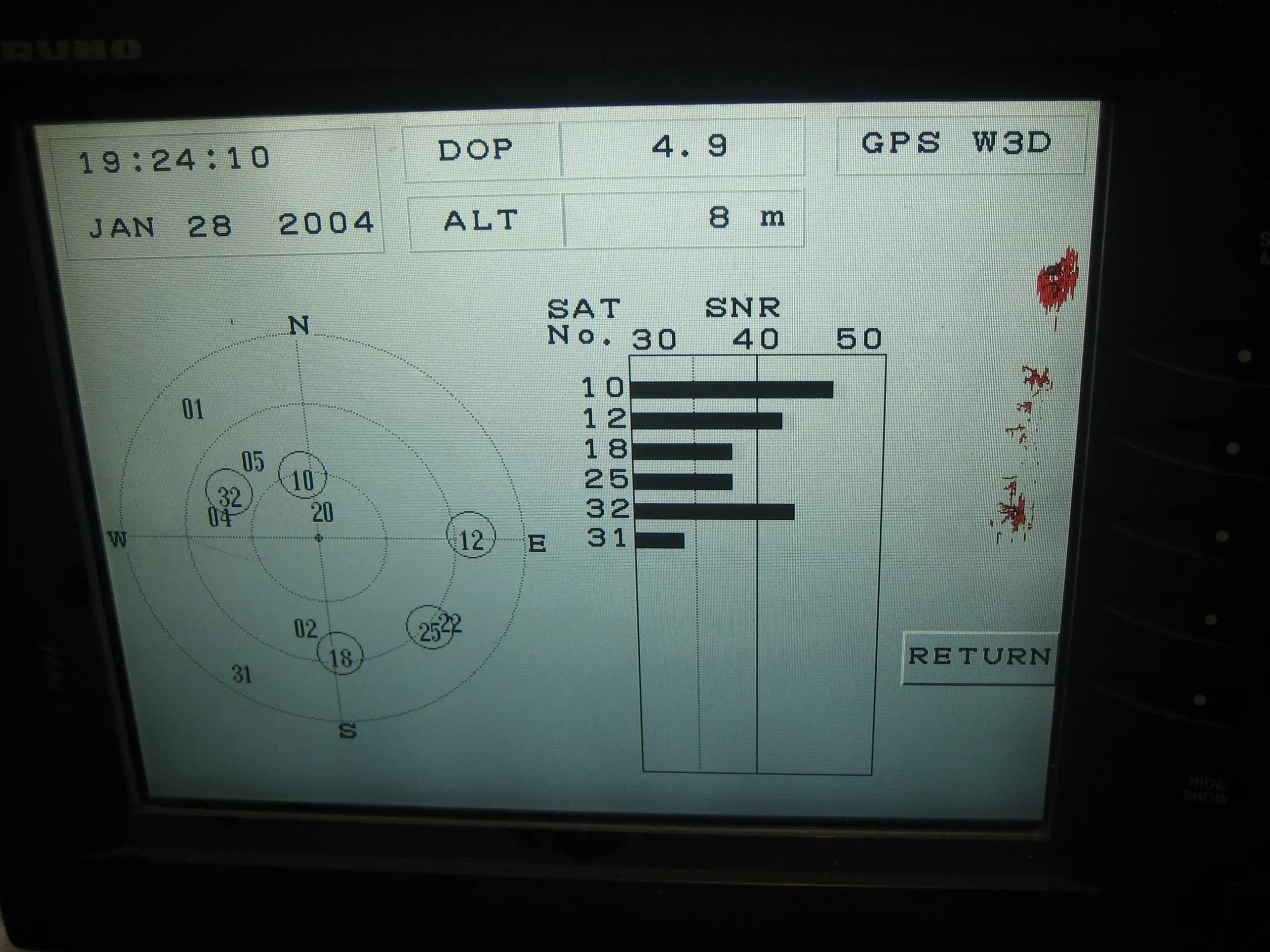 Furuno GP-320B GPS ANTENNA FOR Navnet VX1 VX2 3D - TESTED! - Max Marine ...