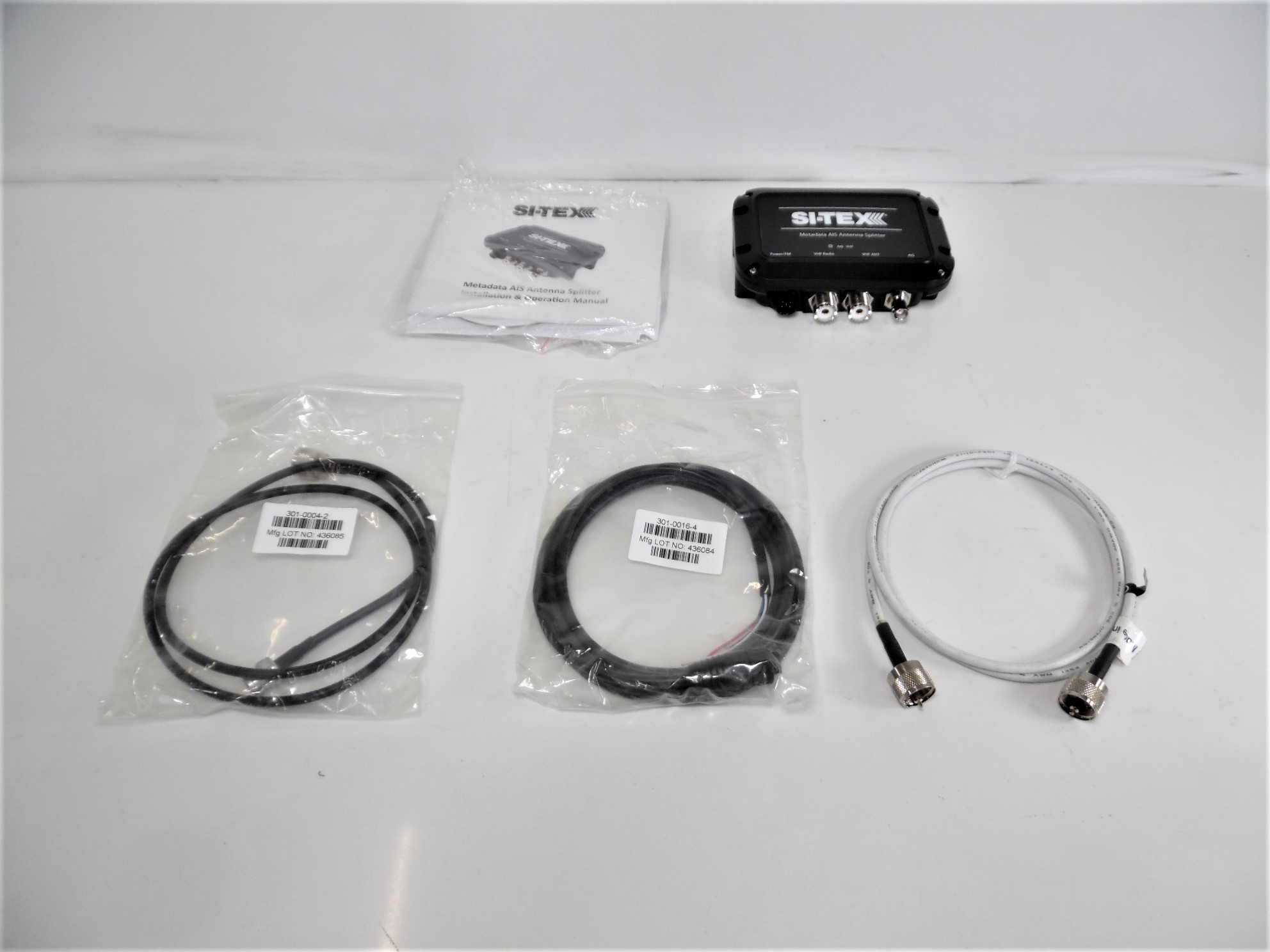 SI-TEX - NEW OPEN BOX - MDA-3 Metadata Zero Loss AIS Antenna Splitter F/ Class B AIS - Max ...