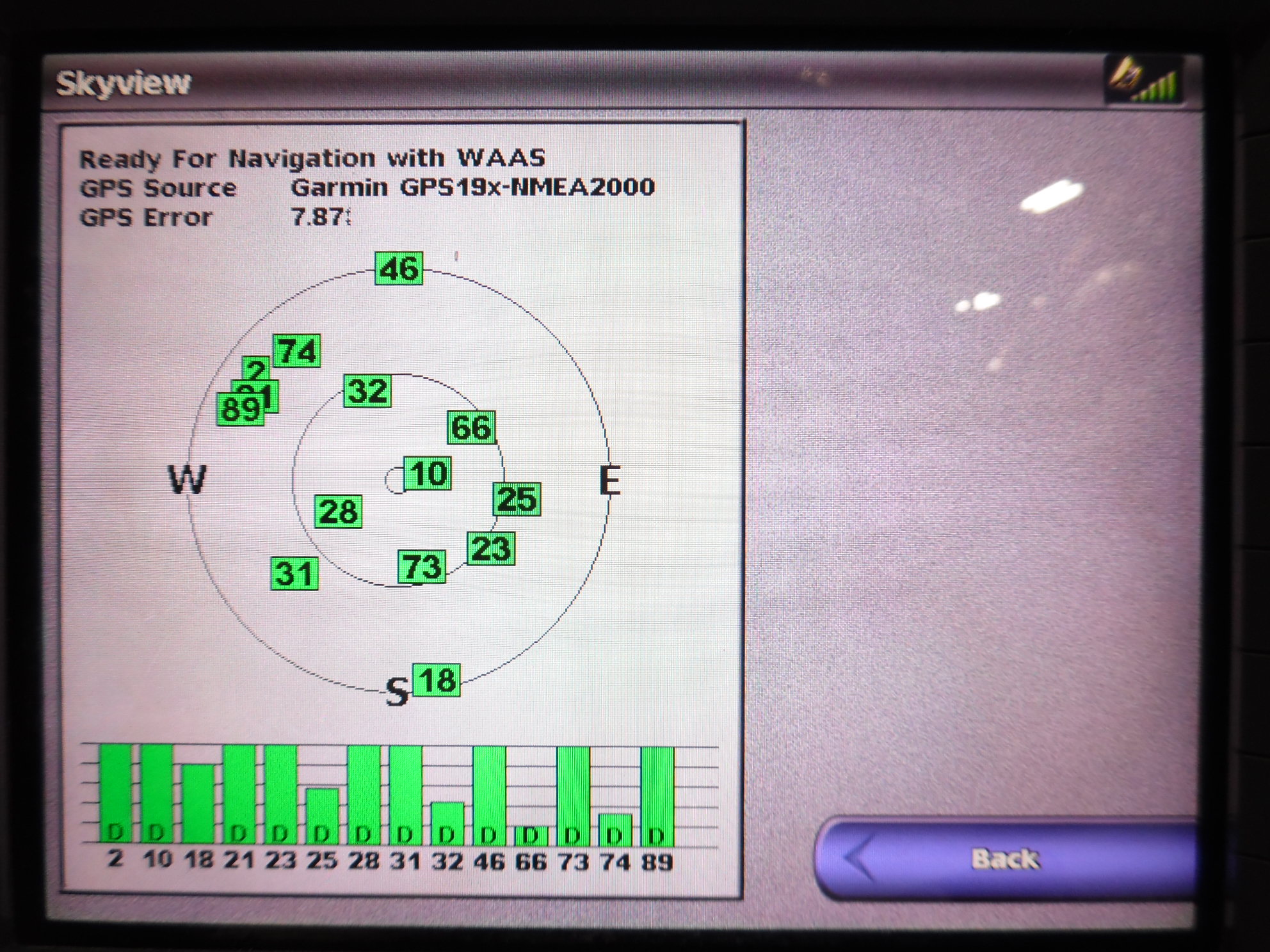 Garmin GPS-19X NMEA2000 GPS Antenna -TESTED Good- W /9.7 M Drop Cable ...