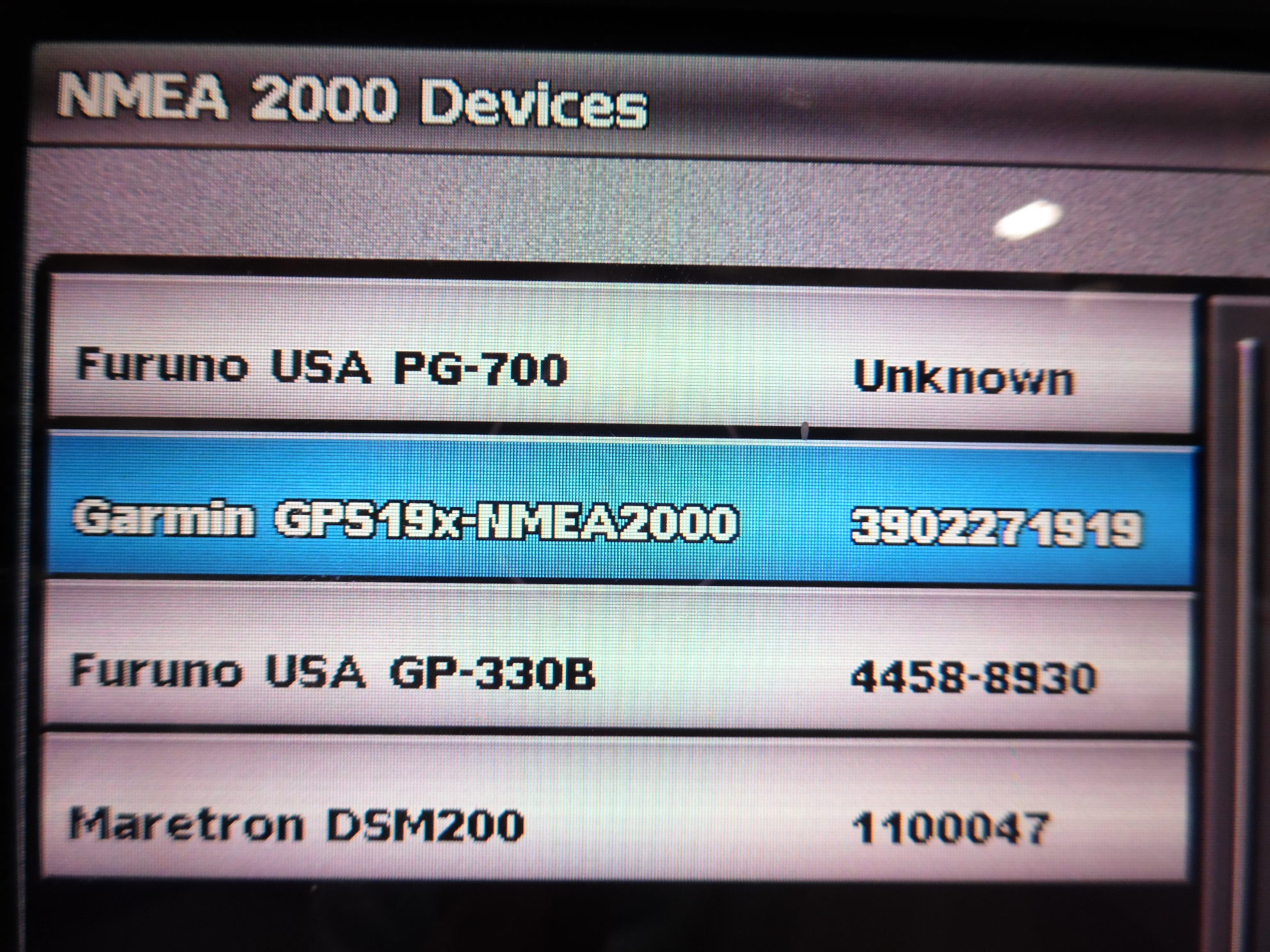 Garmin GPS-19X NMEA2000 GPS Antenna -TESTED Good- W /9.7 M Drop Cable ...