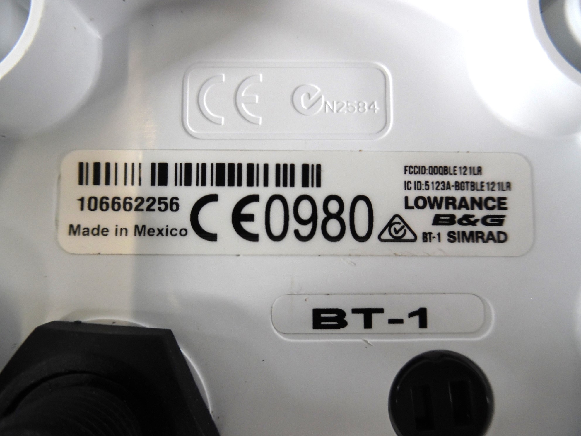 Simrad/Lowrance/B&G BT-1 WR10 Base Station Only No Cables - Max Marine ...