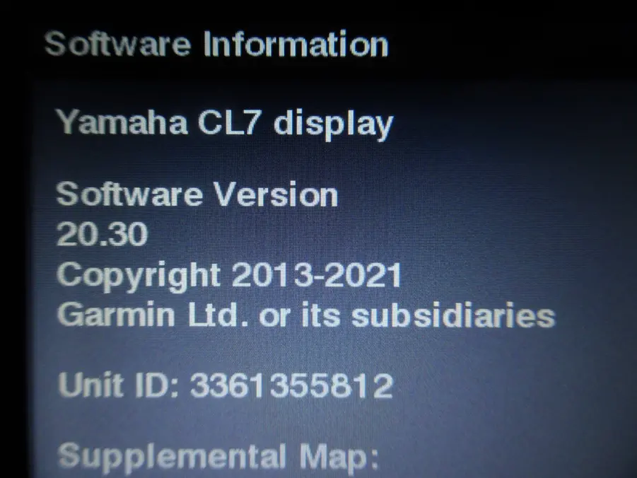 YAMAHA Command Link Plus (6YD-83710-03-00) CL7 TOUCHSCREEN DISPLAY ...