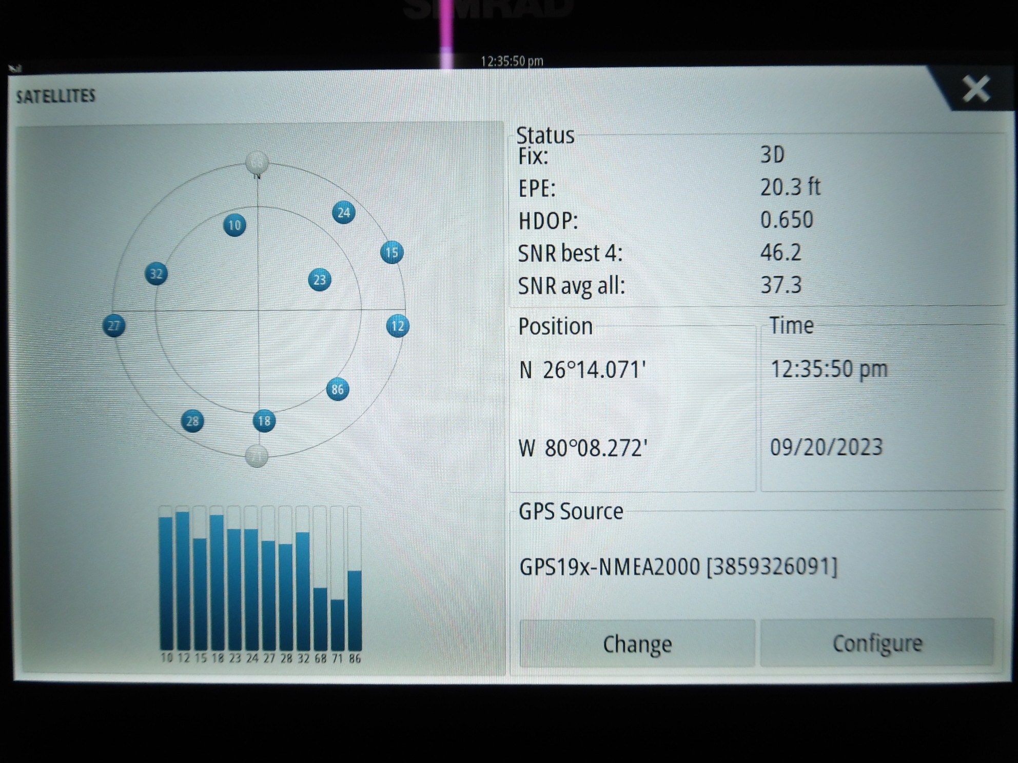 Simrad NSS12 Evo3 12″ Touchscreen MFD Chartplotter Tested Good- READ ...