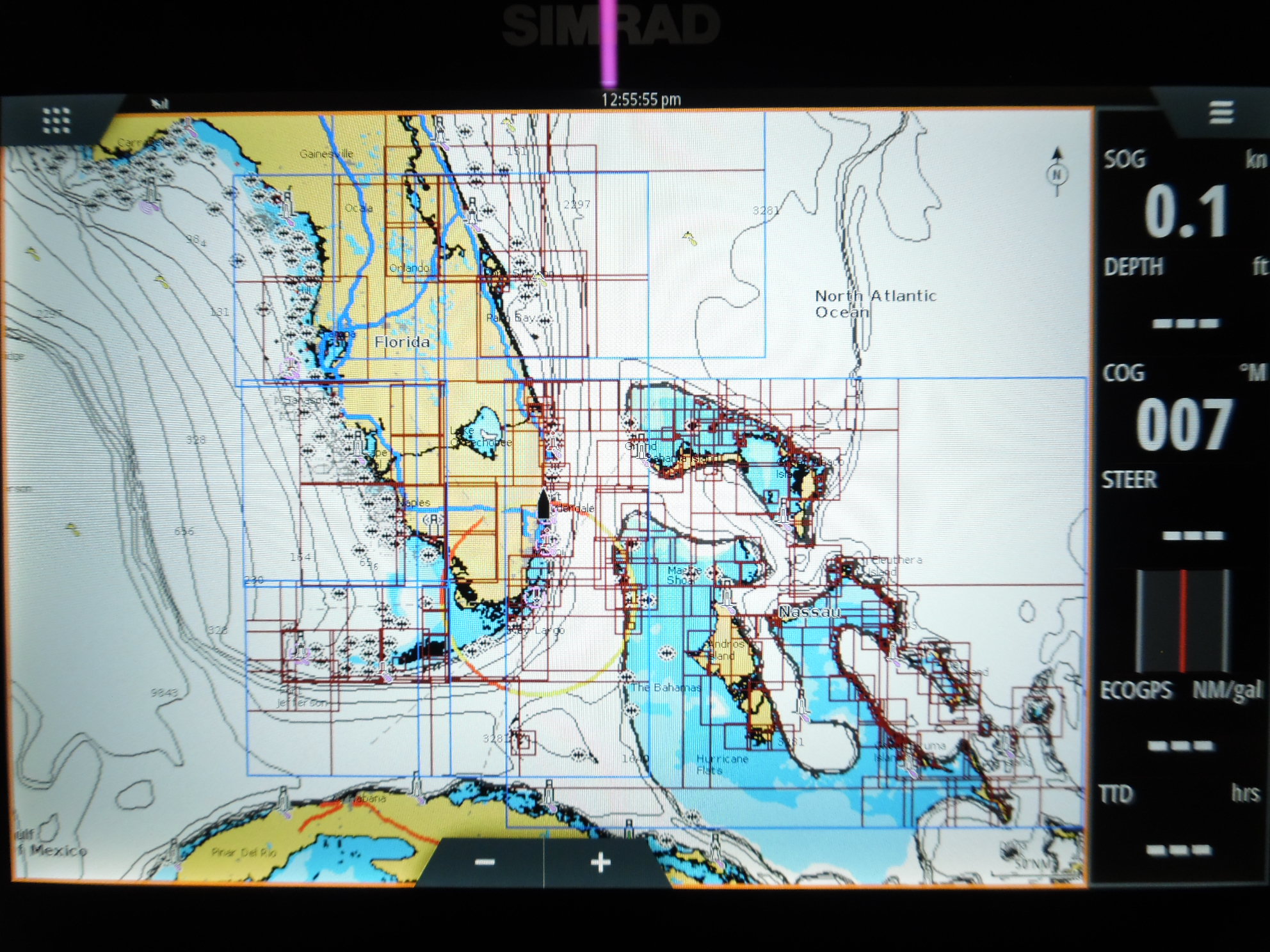 Simrad NSS12 Evo3 12″ Touchscreen MFD Chartplotter Tested Good- READ ...