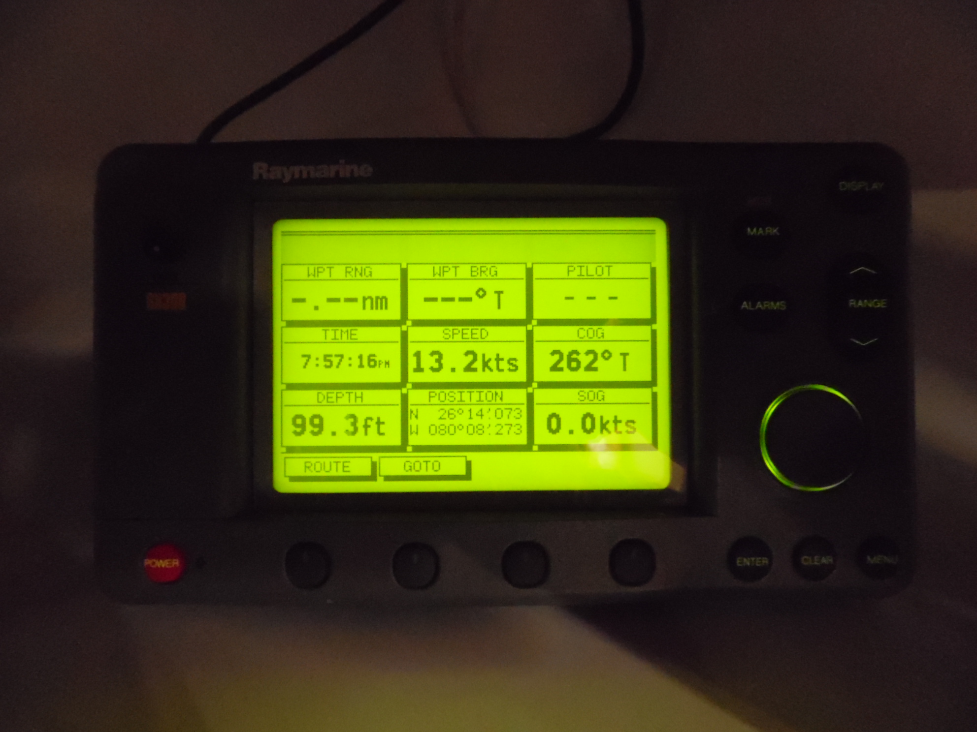 Raymarine RN300 RayNav GPS Plotter Display w/ Cover - E32017 - REBUILT ...