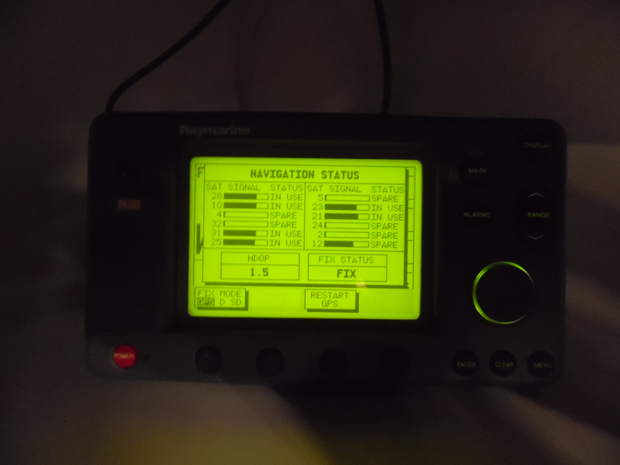 Raymarine RN300 RayNav GPS Plotter Display w/ Cover - E32017 - REBUILT ...