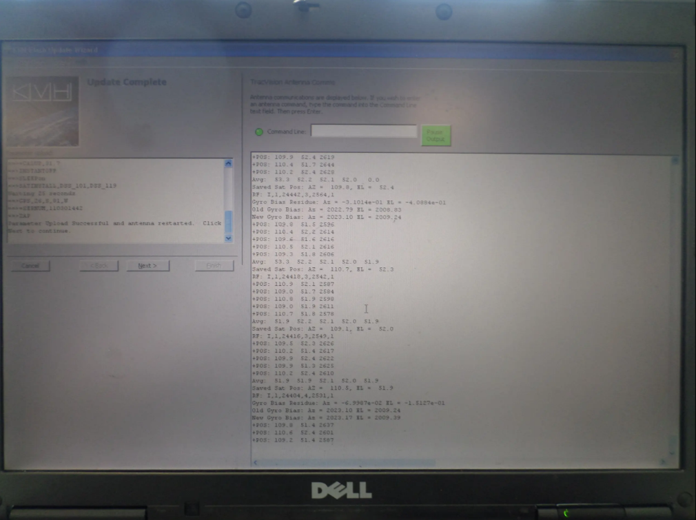 KVH M5 18" Satellite TV Tracking Antenna Core Without Dome - Tested and ...