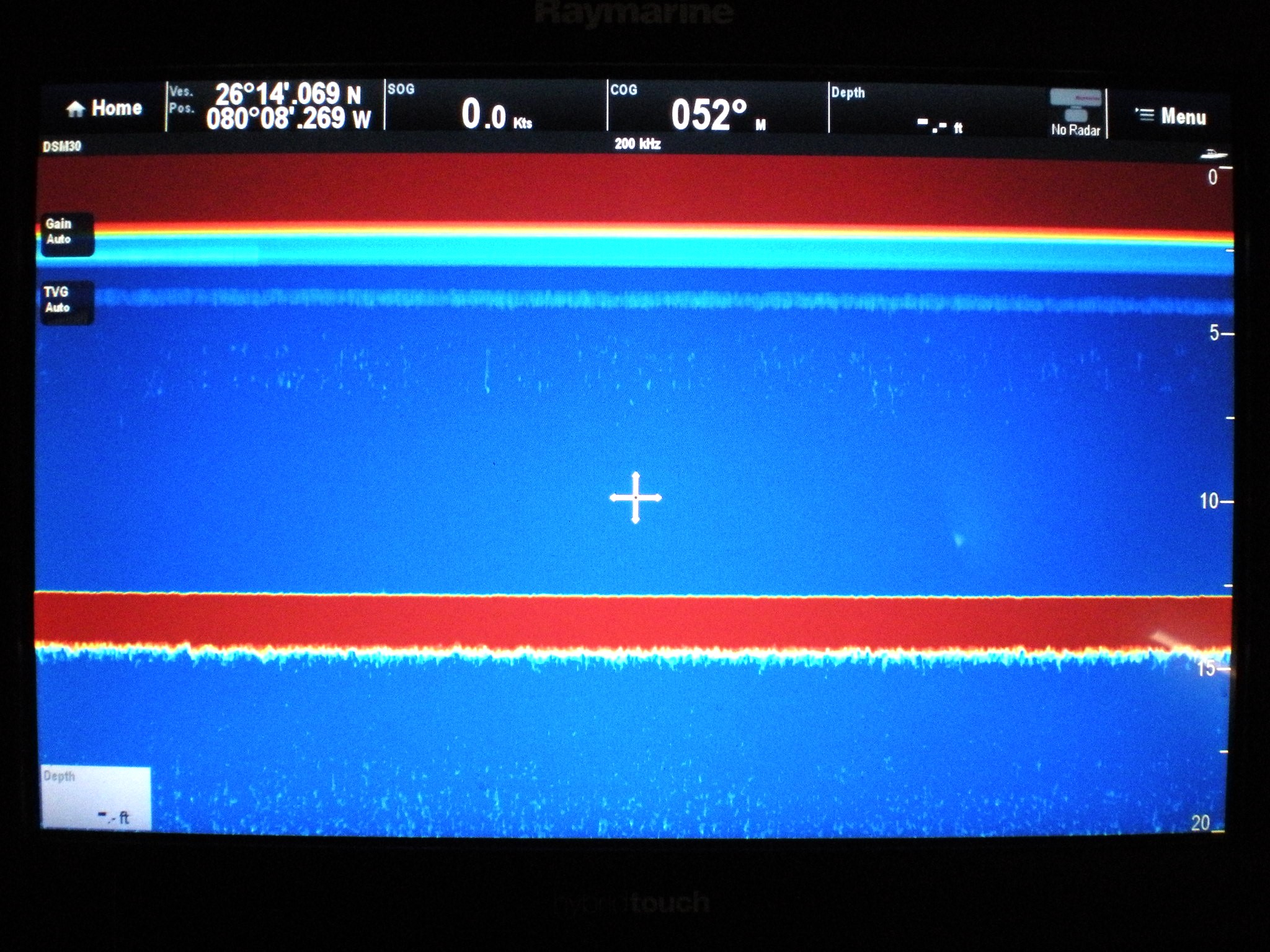 Raymarine e127 12.1" HybridTouch MFD w/ Sun Cover *Internal Sonar ...