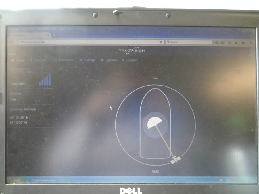 KVH TracVision TV5* 45cm Marine Satellite TV Tracking System with US ...