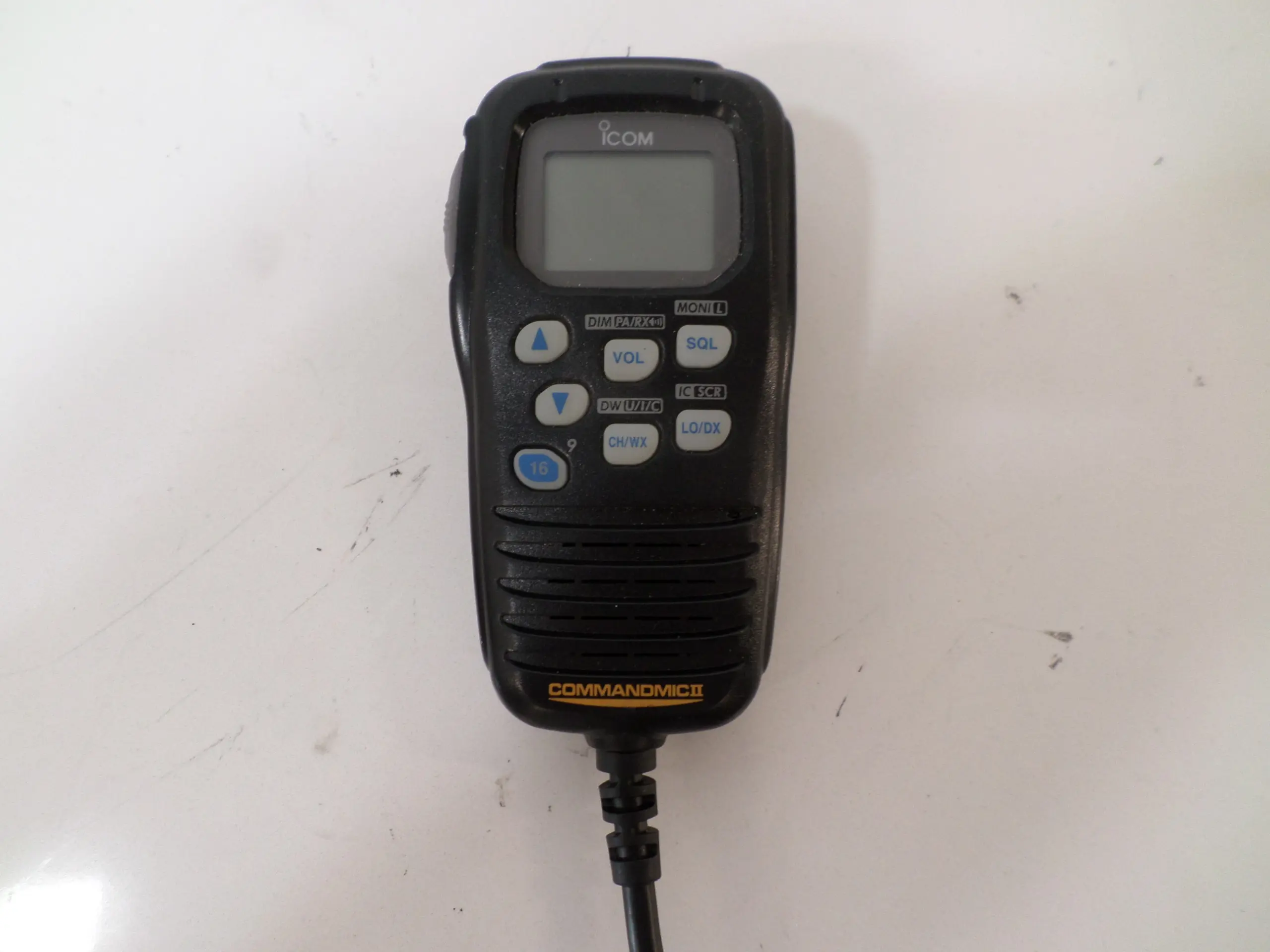 ICOM HM-157B Commandmic II Control Handset for IC-M504/604* VHFs ...