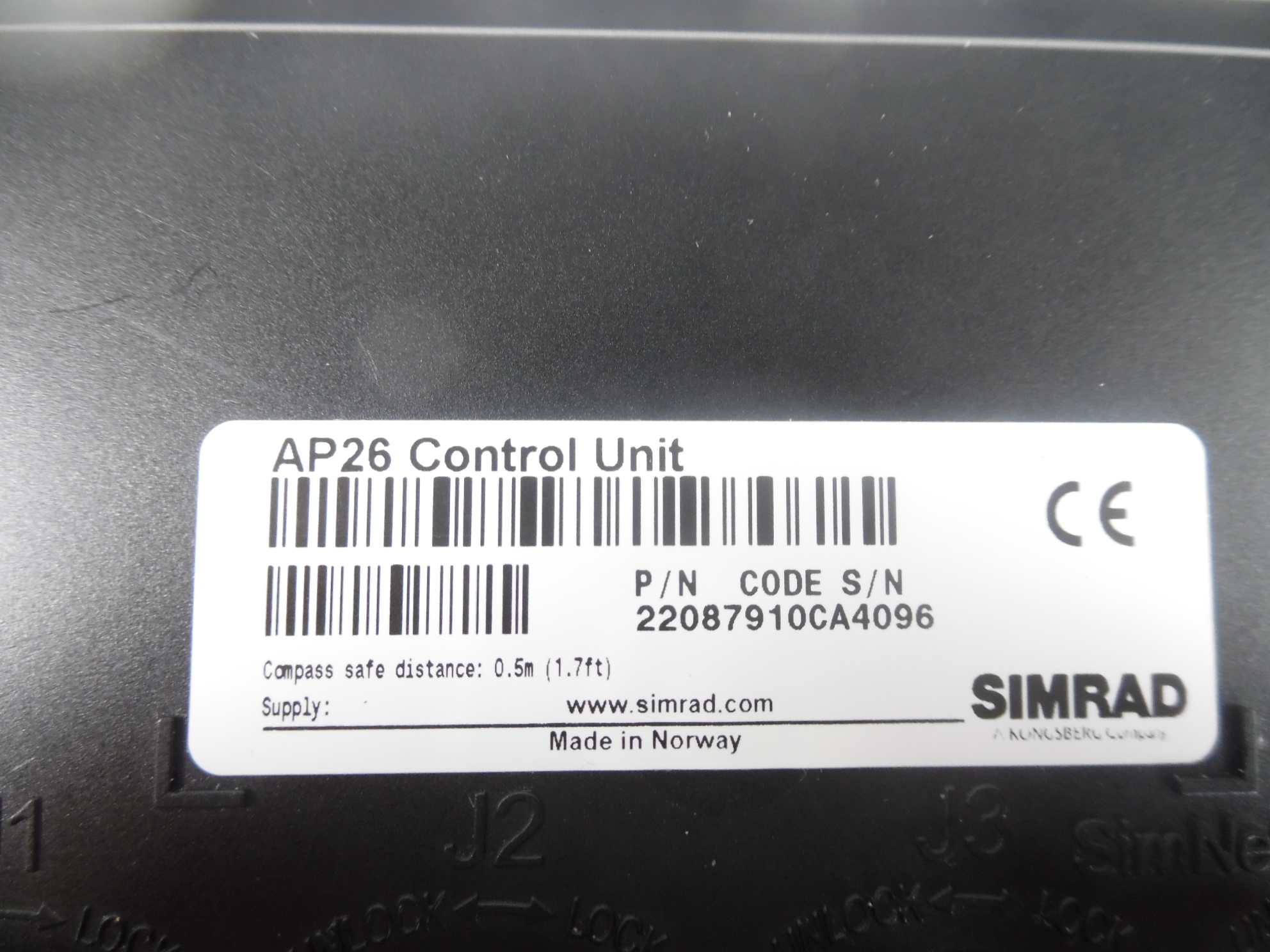 Simrad AP26 Autopilot Control Head 22087910 MME Refurbished - Max ...