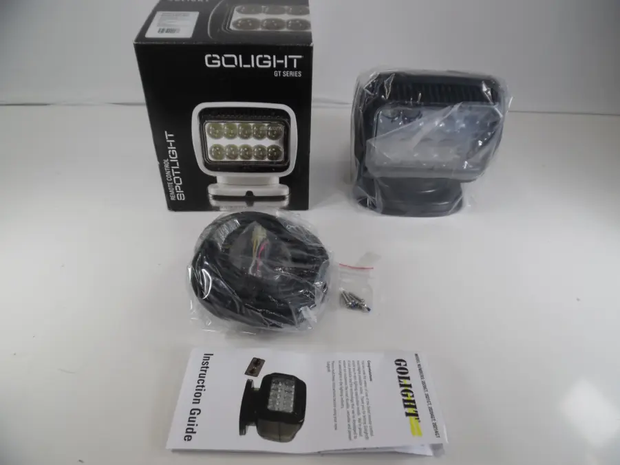 GoLight GT Series 20214 Black LED Spotlight w/ Hard-wired controller ...