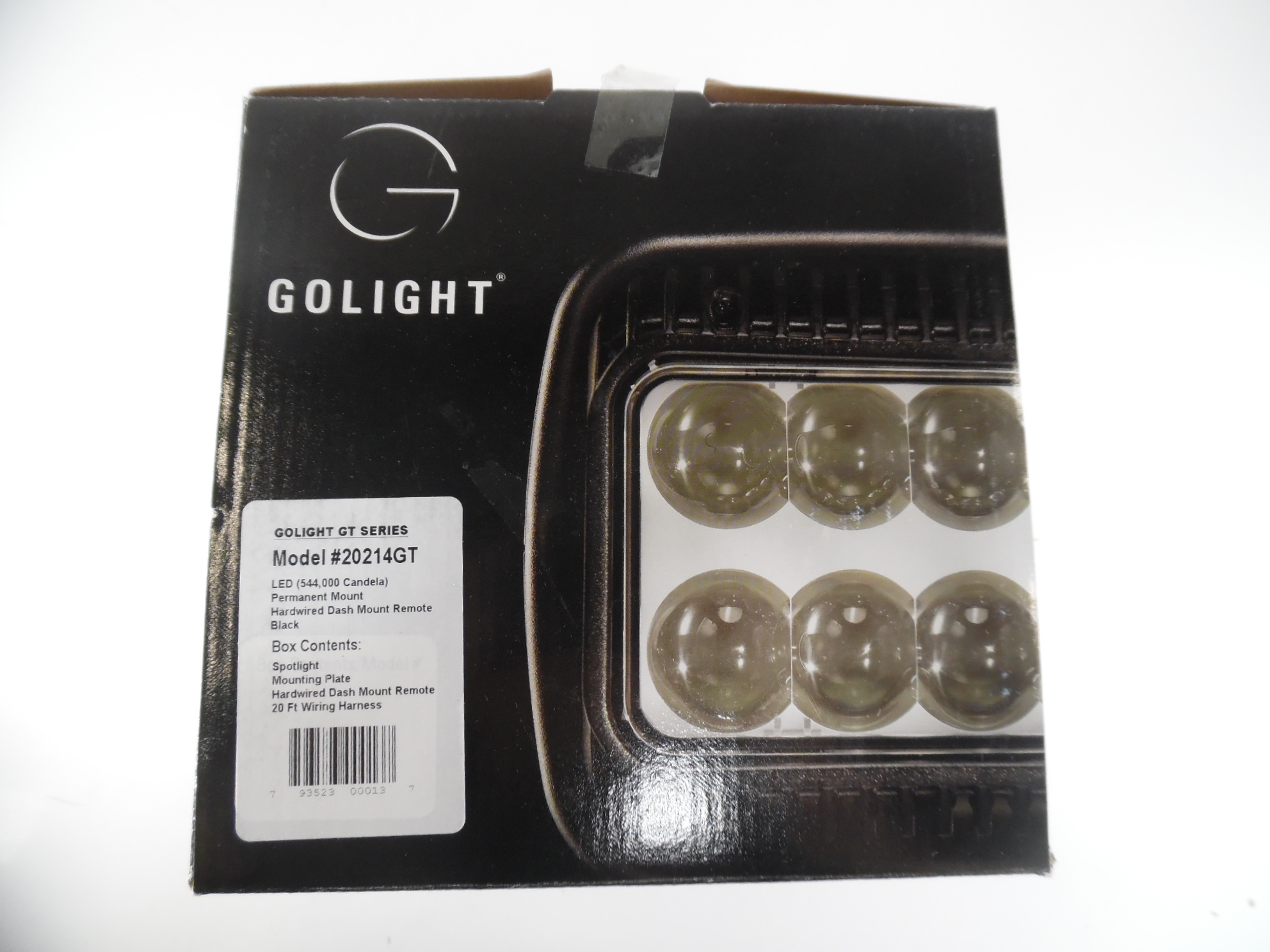 GoLight GT Series 20214 Black LED Spotlight w/ Hard-wired controller - REFURB - Max Marine ...