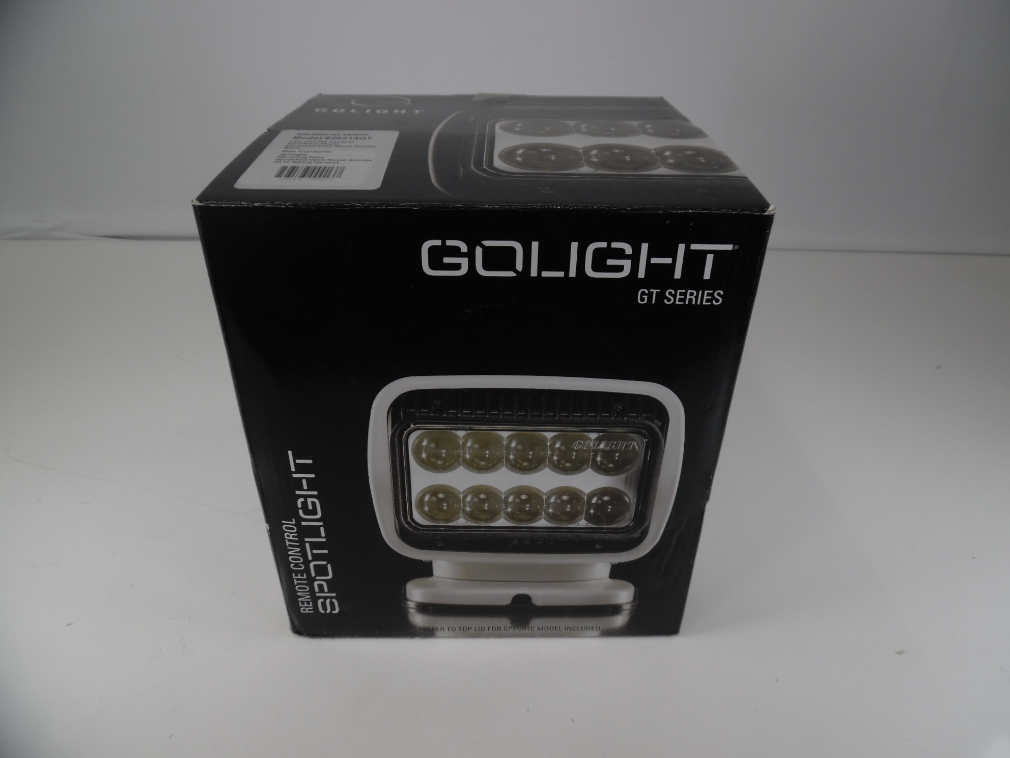 GoLight GT Series 20214 Black LED Spotlight w/ Hard-wired controller - REFURB - Max Marine ...