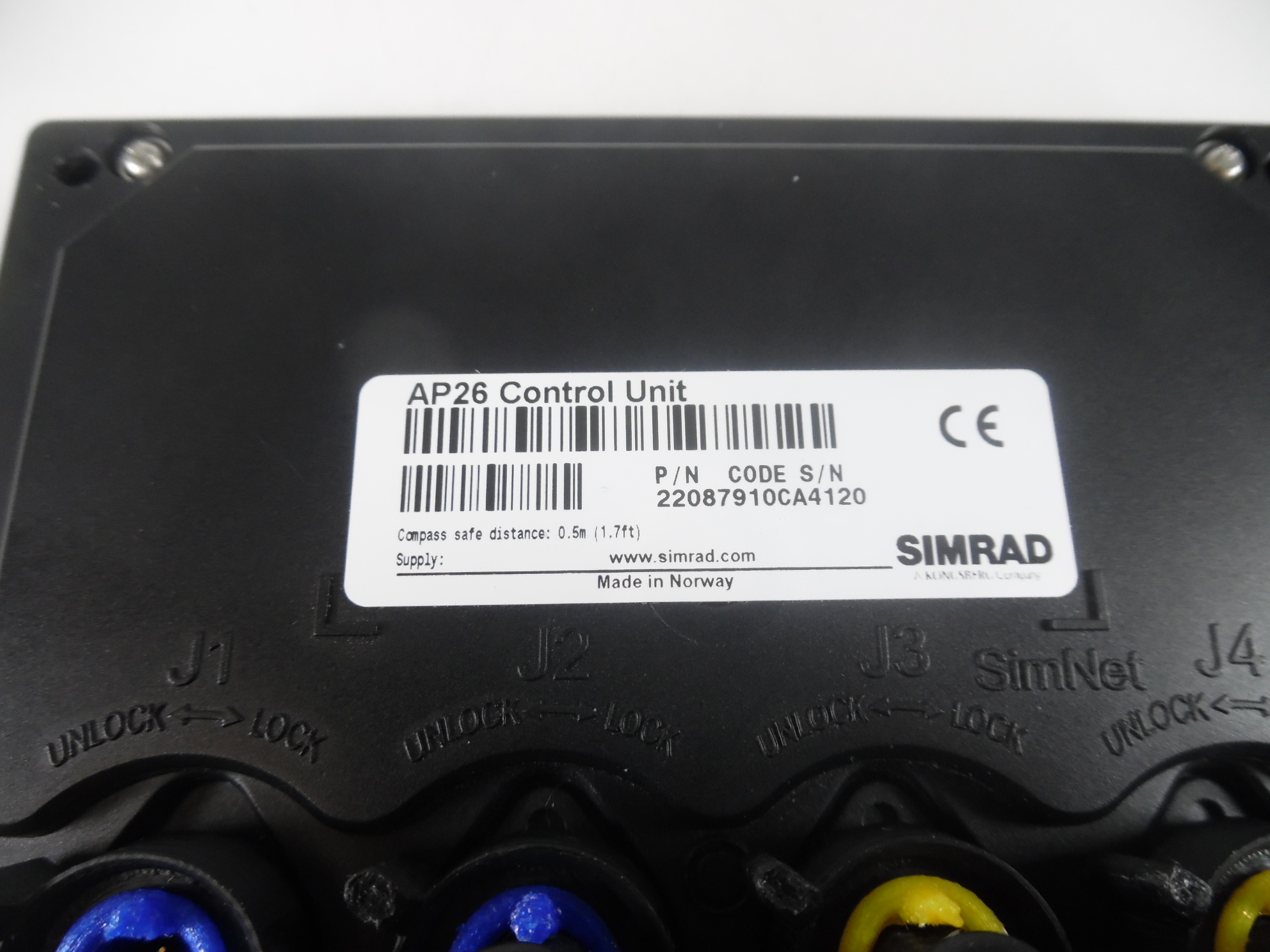 Simrad AP26 Autopilot Control Head 22087910/MME Refurbished - Max ...