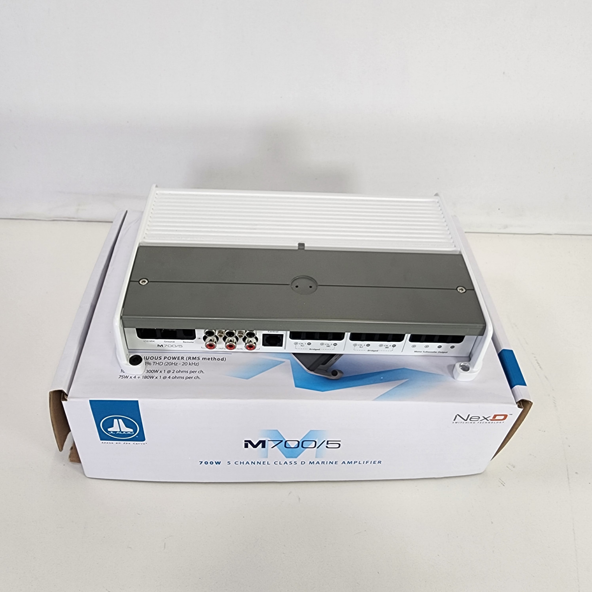 JL Audio M700/5 5-Ch Class D Marine System Amplifier 700W - No Emblem ...