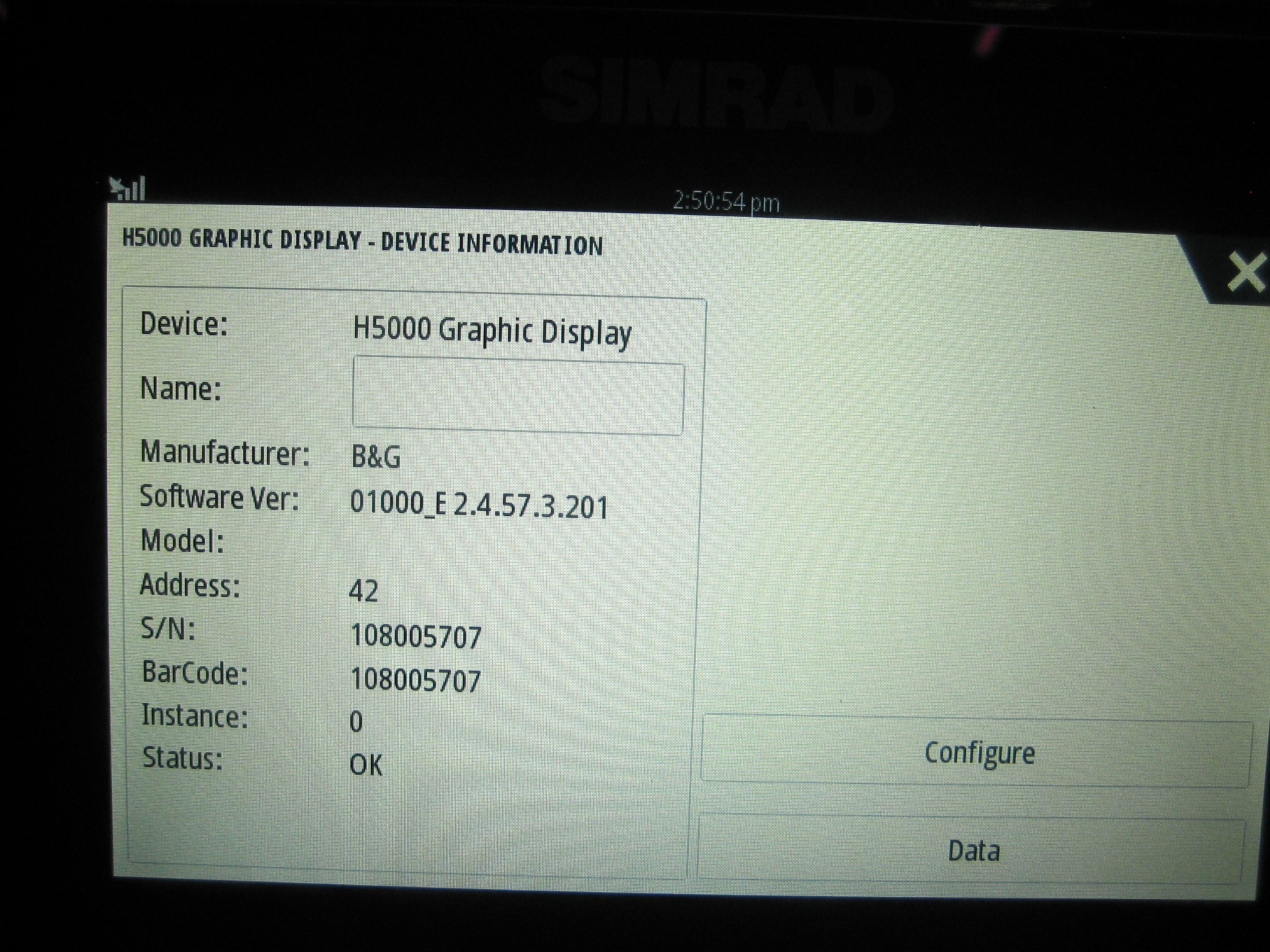 B&G/H5000-Graphic NMEA2000 Instrument Display-Tested - Max Marine ...