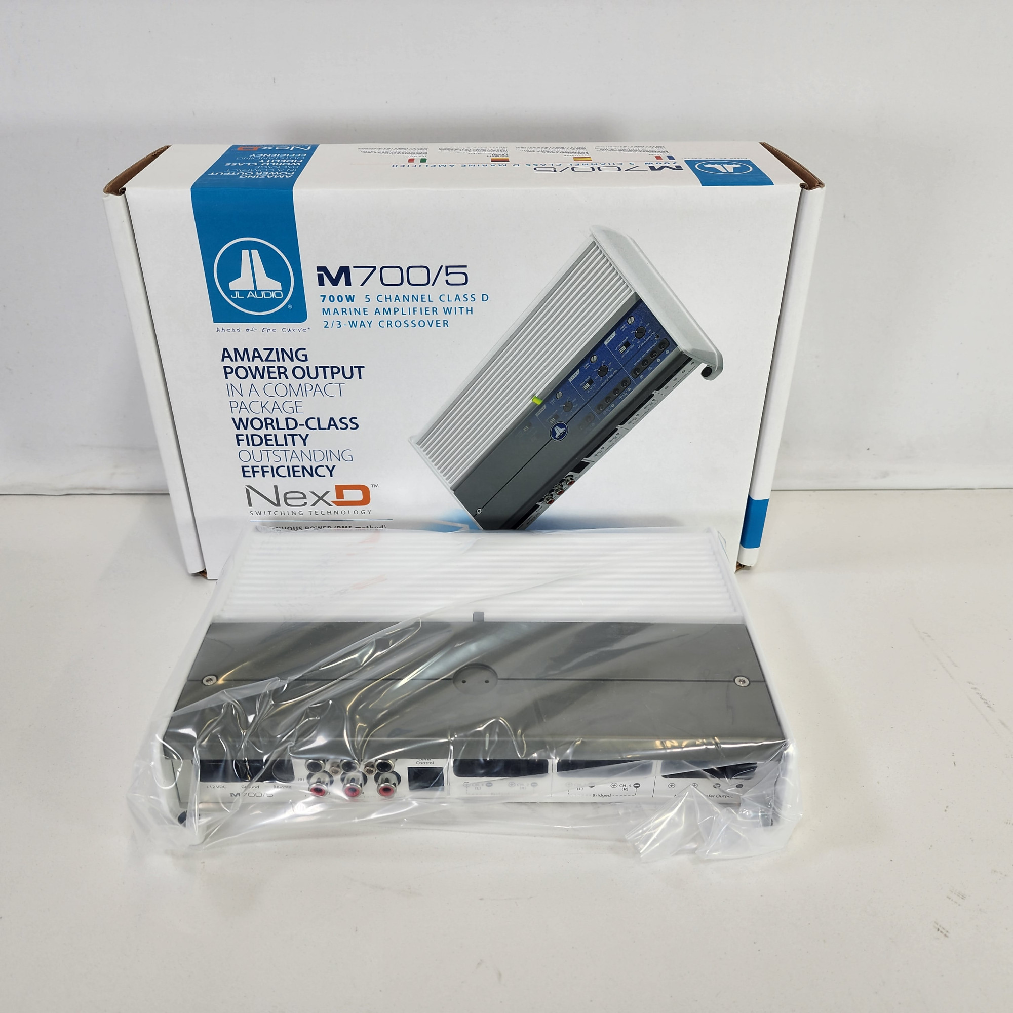 JL Audio M700/5 5-Ch Class D Marine System Amplifier 700W - New Open ...