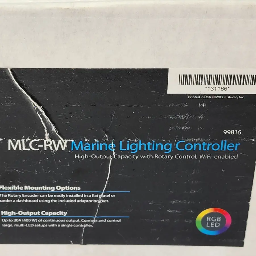 JL Audio MLC-RW Marine LED Lighting Controller with WiFi - New Open Box - Max Marine Electronics
