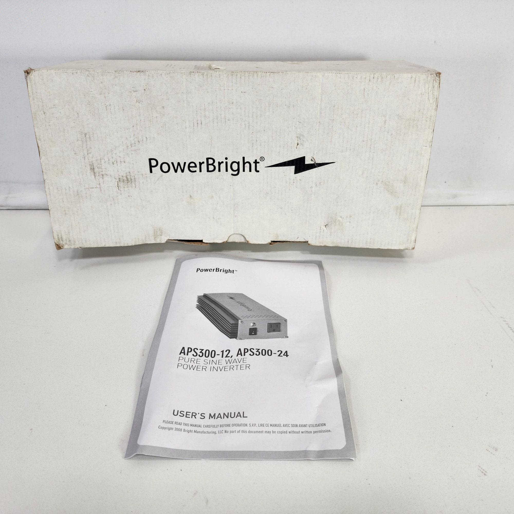 Powerbright APS300-24 300W 24V Pure Sine Marine Power Inverter - New Open Box - Max Marine ...