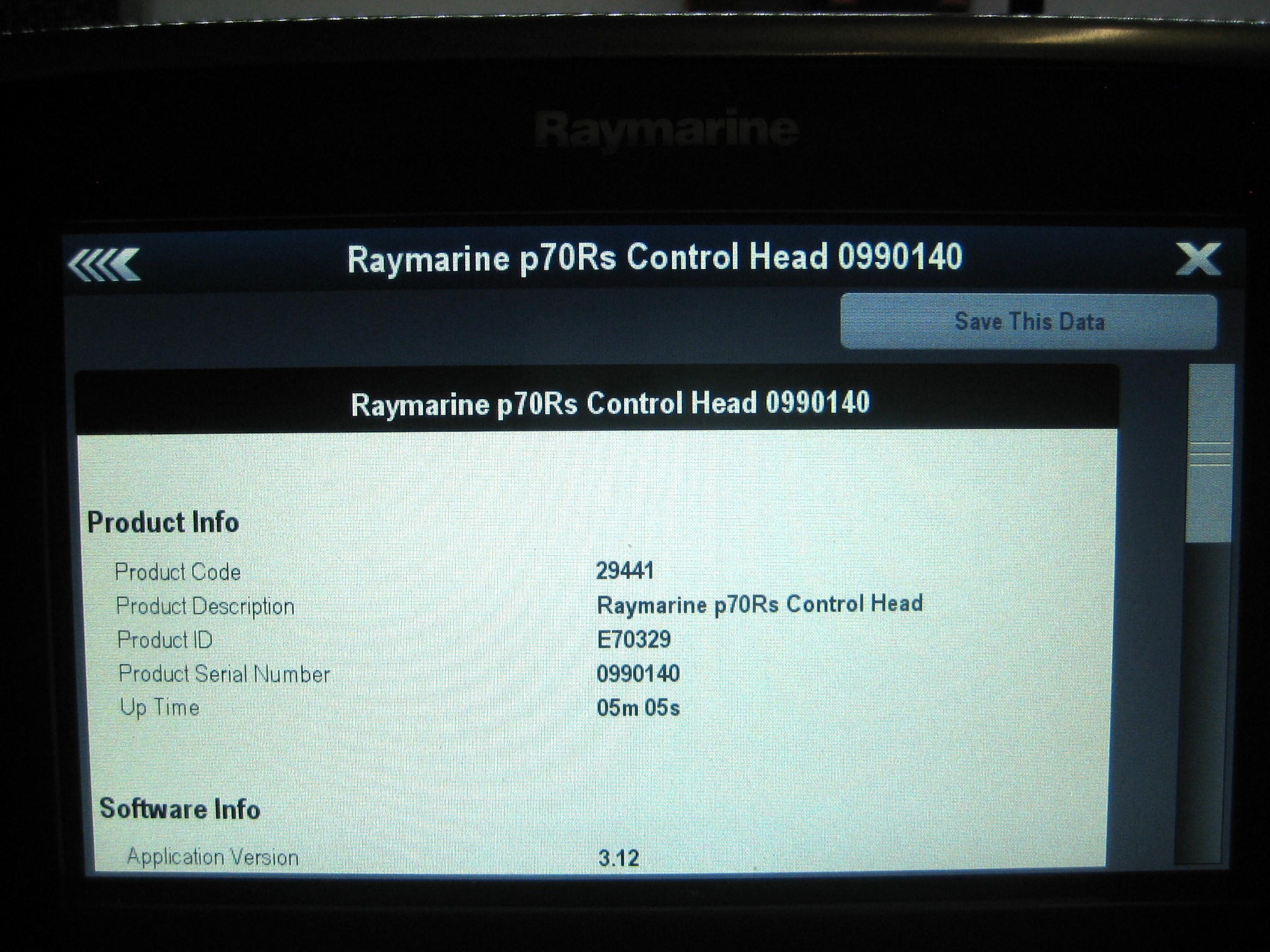 Raymarine/P70RS - Autopilot Control Head - E70329 - New Open Box - Max ...