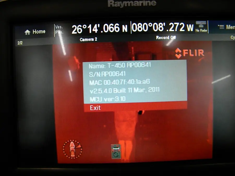 Raymarine FLIR T-Series T450 Dual Payload Thermal Imaging Camera ...