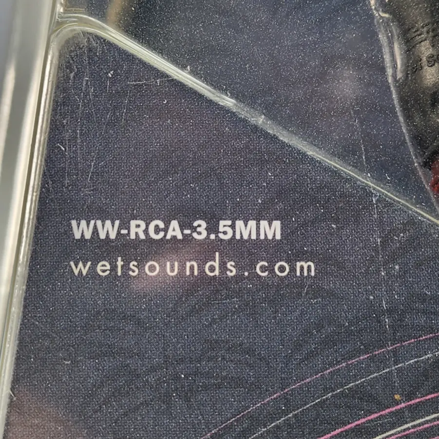 Wet Sounds WW-RCA-3.5mm 2-ft RCA to 3.5MM Quad Shielded RCA Adapter ...