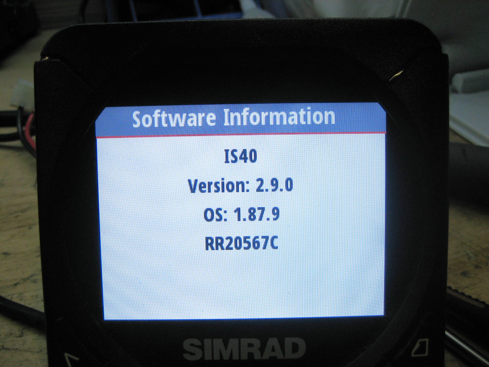 Simrad-IS40 NMEA2000 Instrument Data Display - Max Marine Electronics