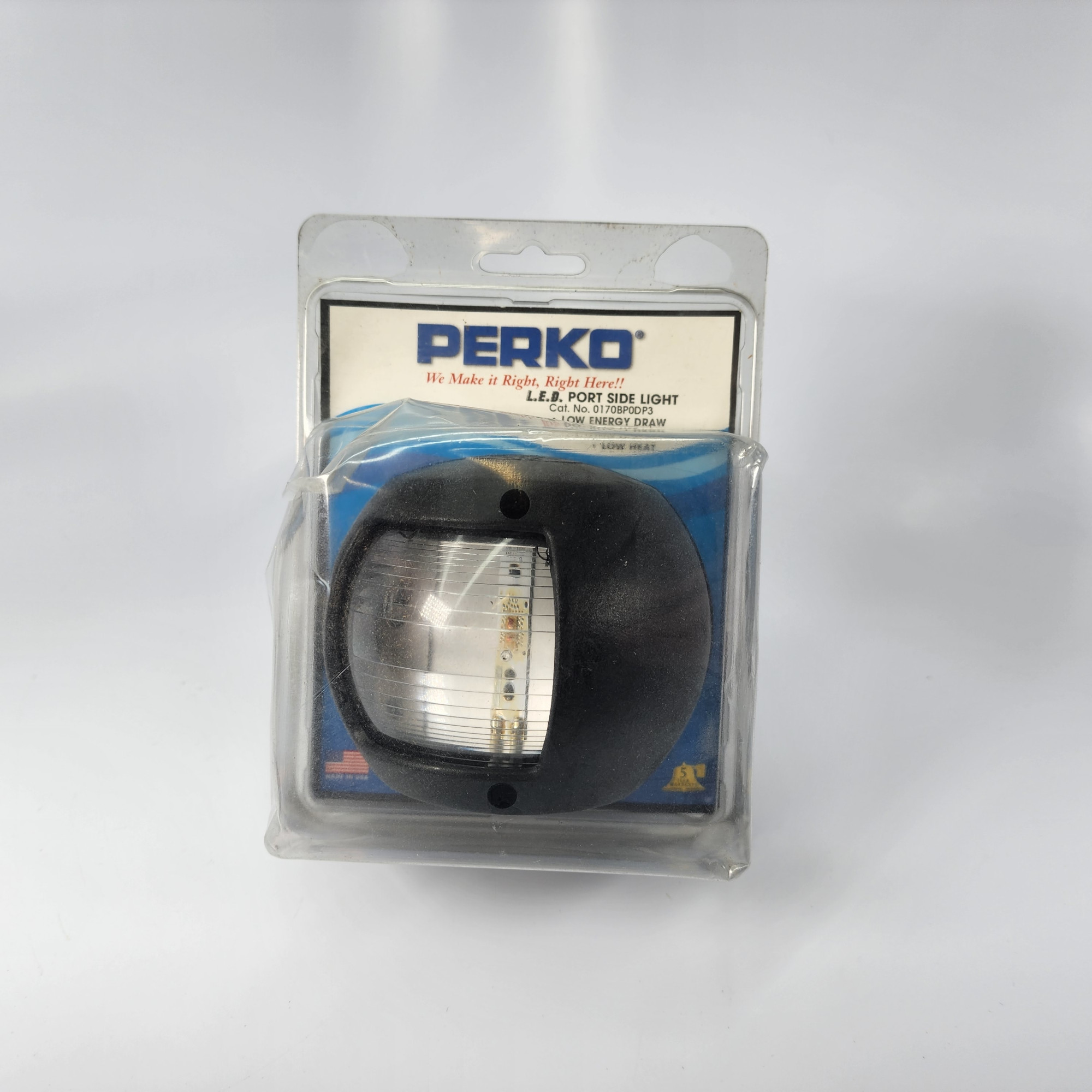 Perko 12V LED Navigation Side Light Red 0170BP0DP3 -Black Polymer -New ...