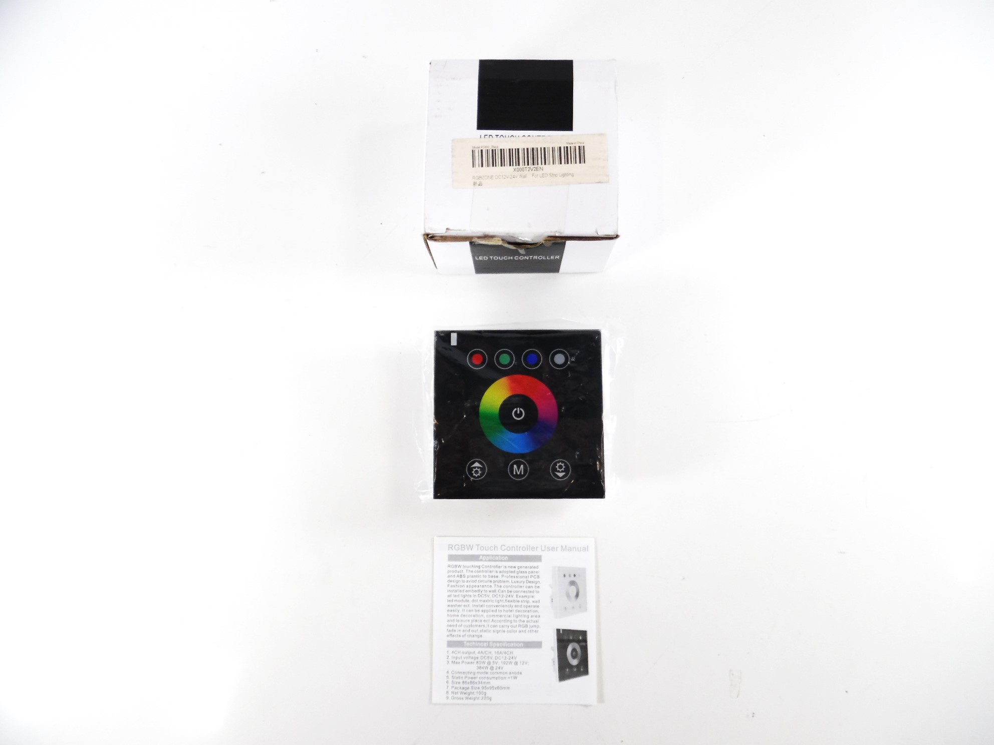 RGB Zone PD800 12-24VDC Touch LED Controller~Black *NEW OPEN BOX* - Max ...