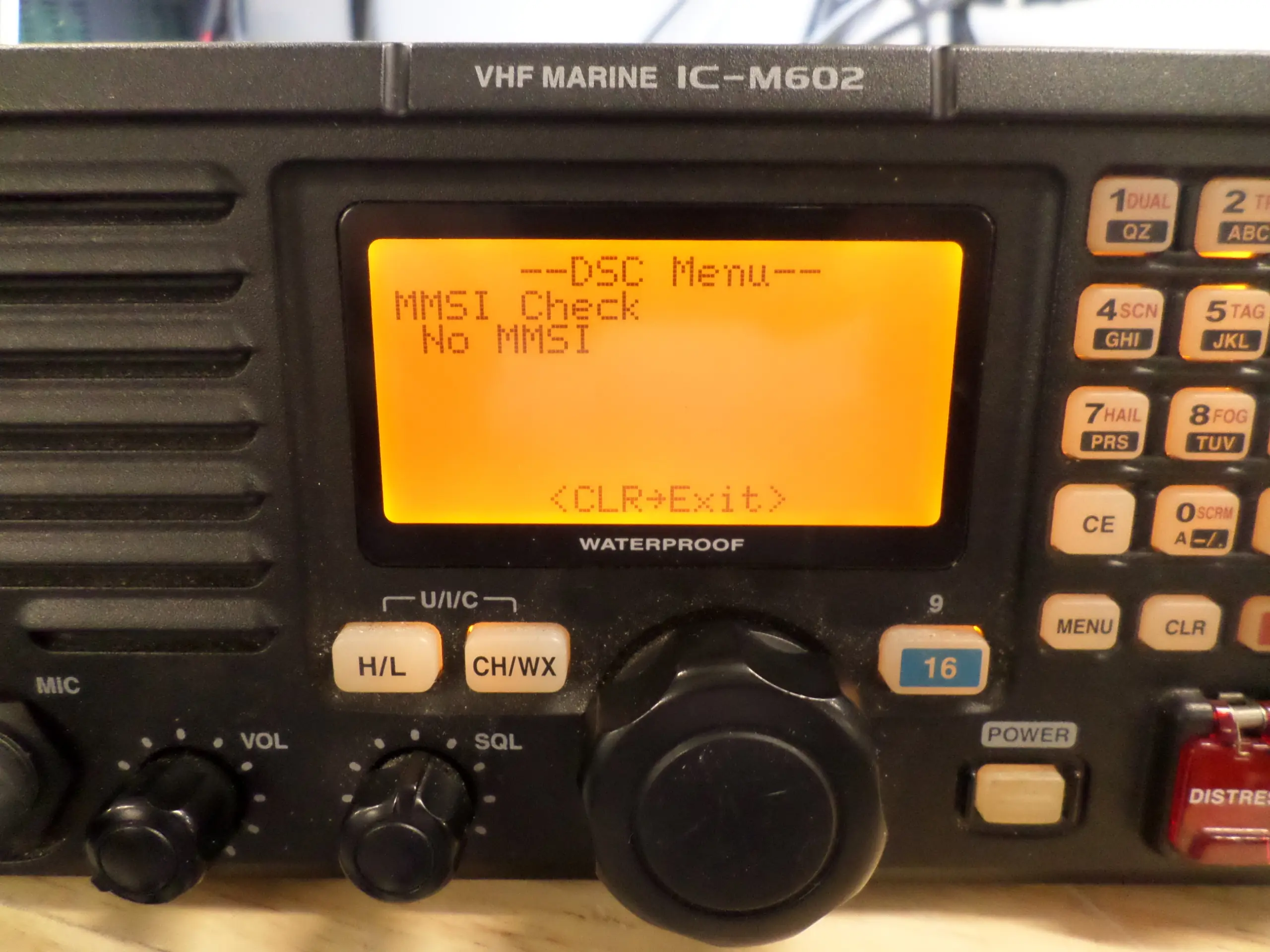 ICOM IC-M602 DSC VHF Marine Transceiver - Great Condition - Max Marine ...