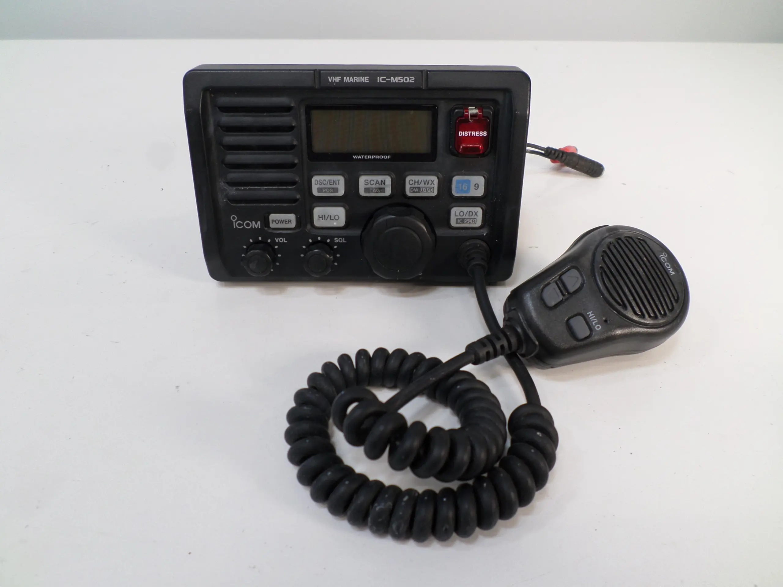 ICOM IC-M502 Marine VHF with Attached Mic - Fully Tested - Max Marine ...