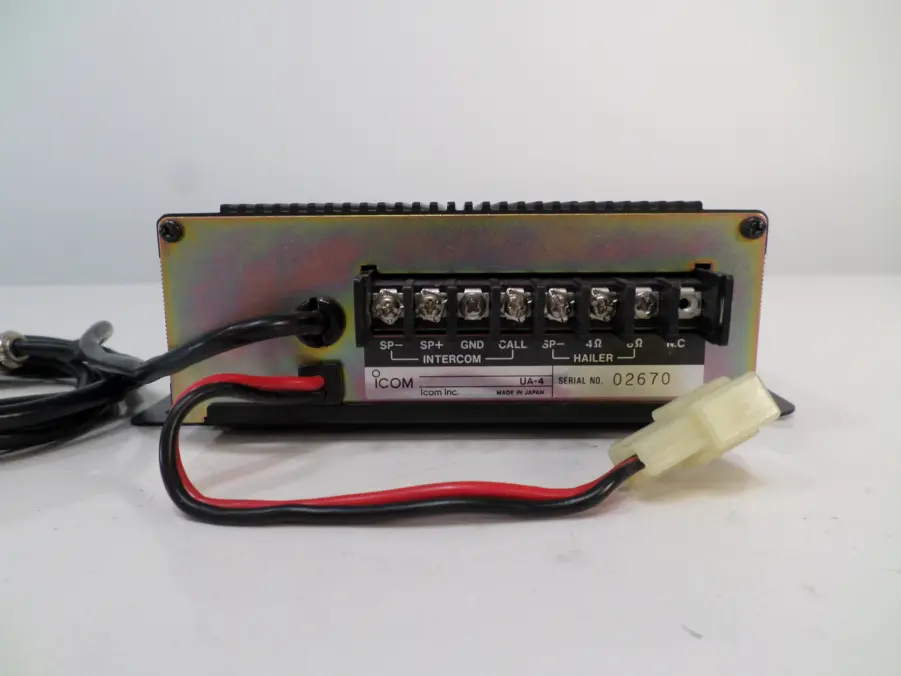 ICOM UA-4 30W Audio Amplifier for IC-M127 VHF - Max Marine Electronics